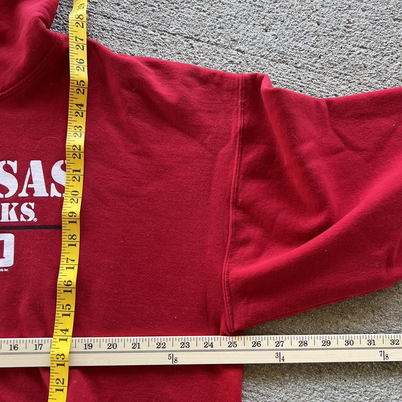 Vintage University of Arkansas Razorback Red... - Depop