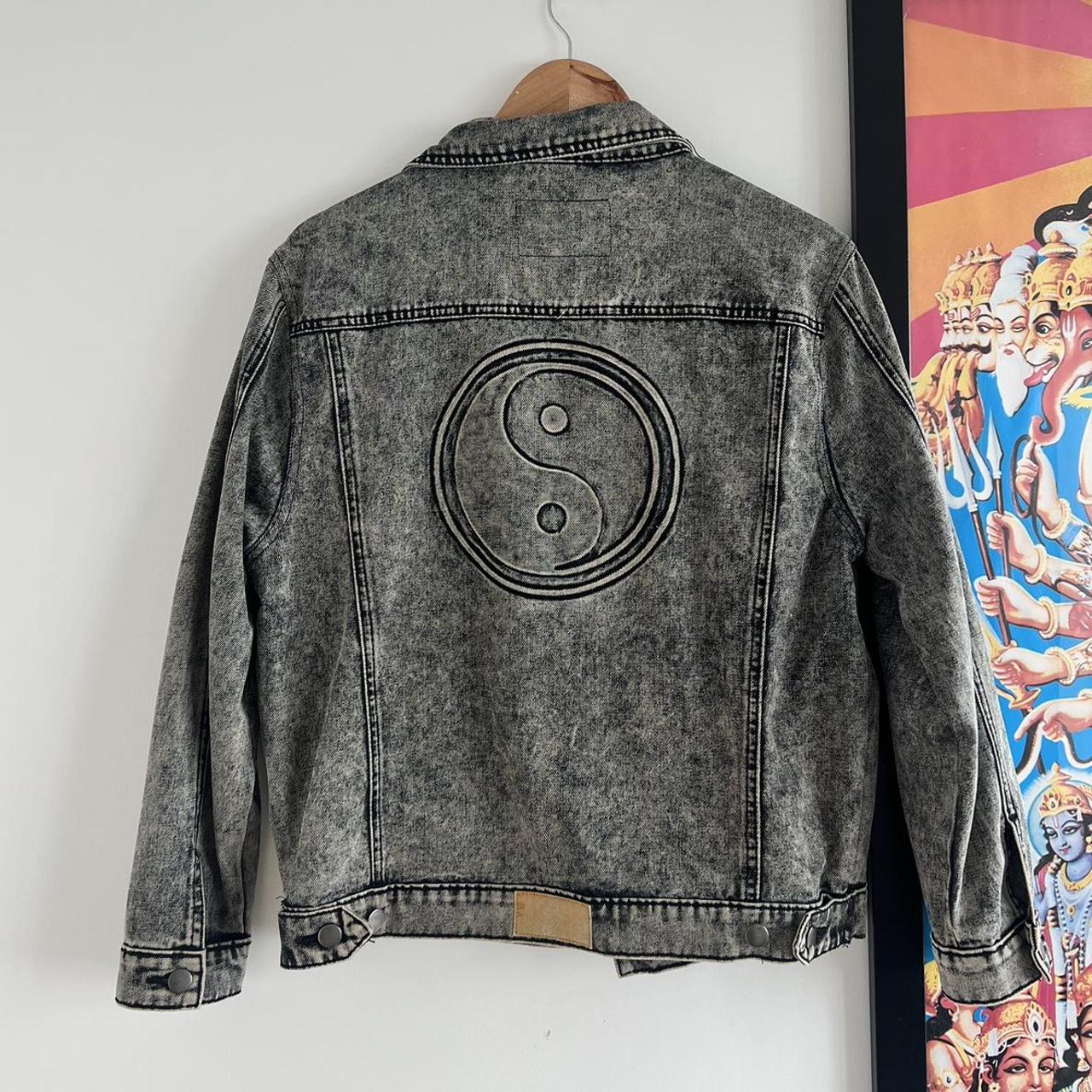 Ammmazing Afends oversized acid washed denim jacket.... - Depop