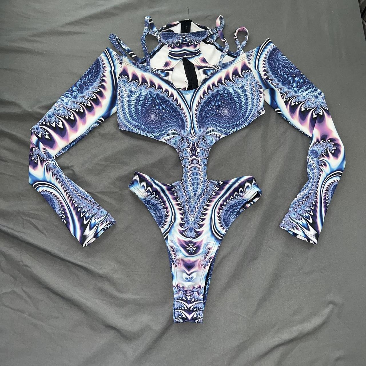 Badinka Rave Bodysuit Onepiece Size: S Brand:... - Depop