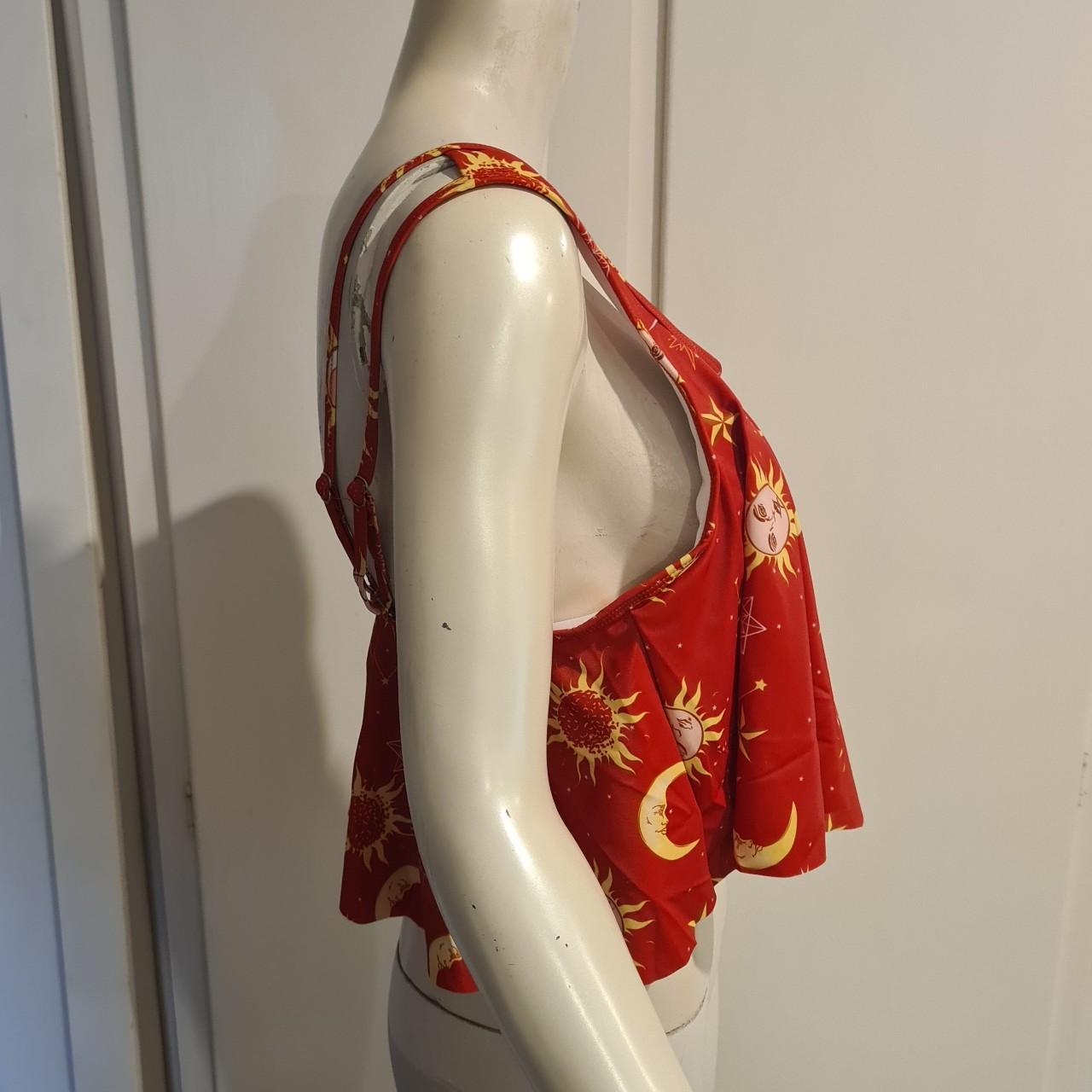 Ladies size 14 #Red #Sun and #Moon #Swimming top by... - Depop