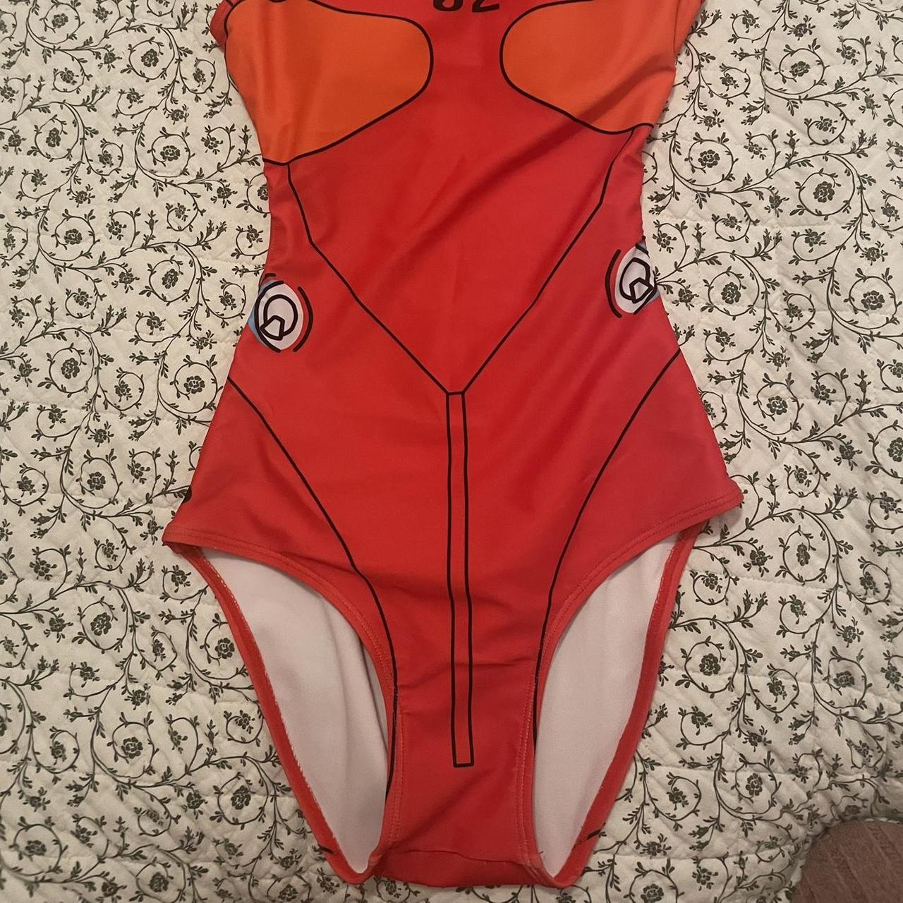 Asuka One Piece Swimsuit from Neon Genesis... - Depop