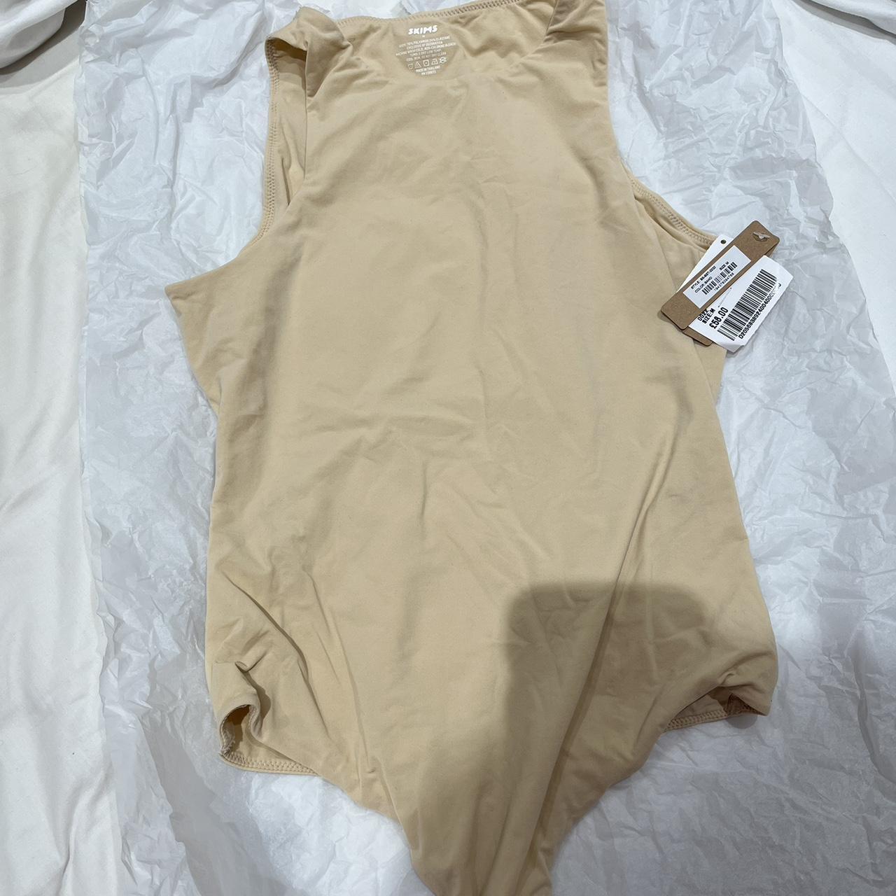 💕 Skims nude bodysuit in colour sand, size M. Brand... - Depop
