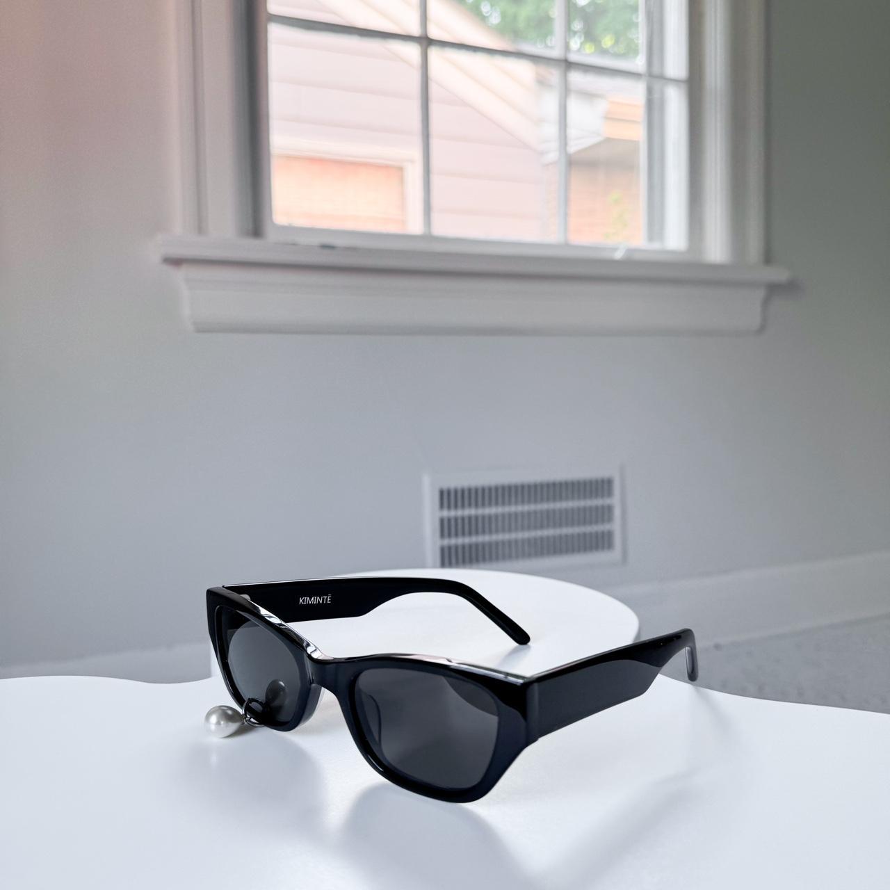 NWB KIMHEKIM Pearl Tear Cat-Eye Sunglasses in... - Depop