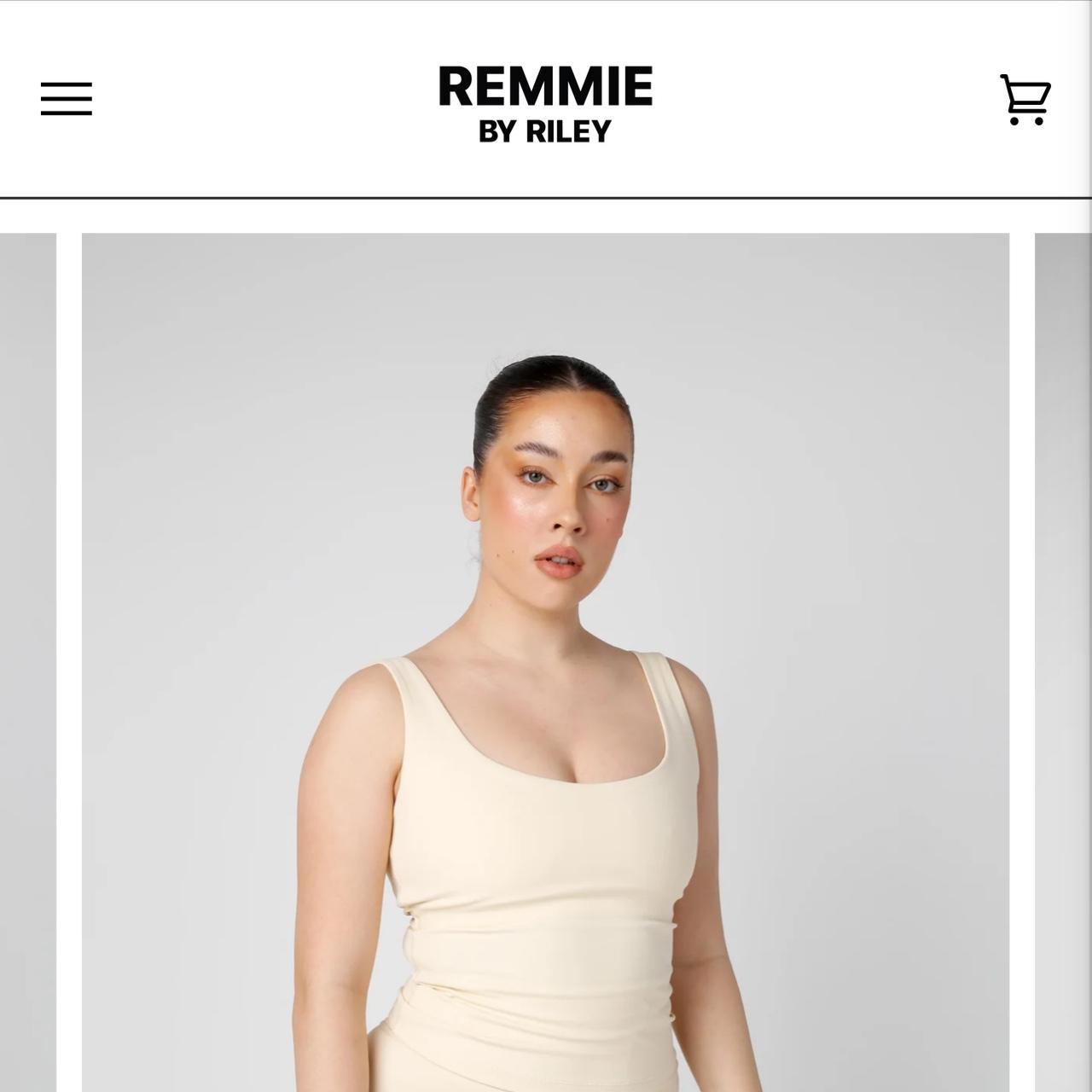 REMMIE BY RILEY - BUTTER CREAM TANK XL only tried... - Depop