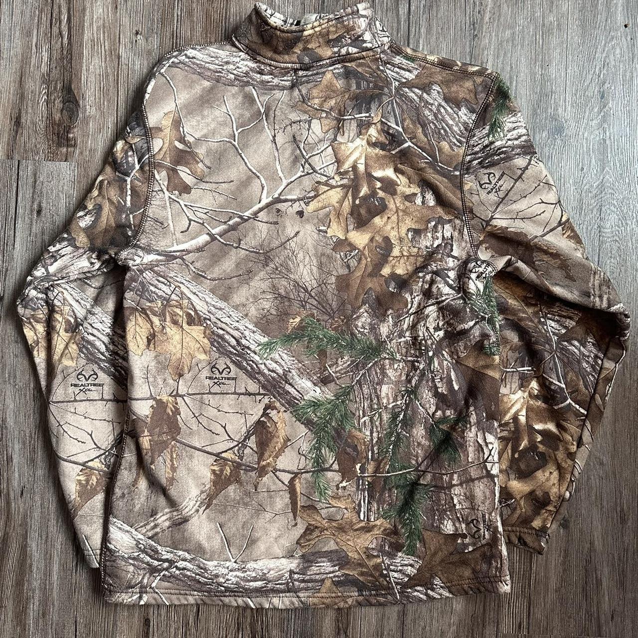 Lightweight realtree camo medalist half zip Size... - Depop