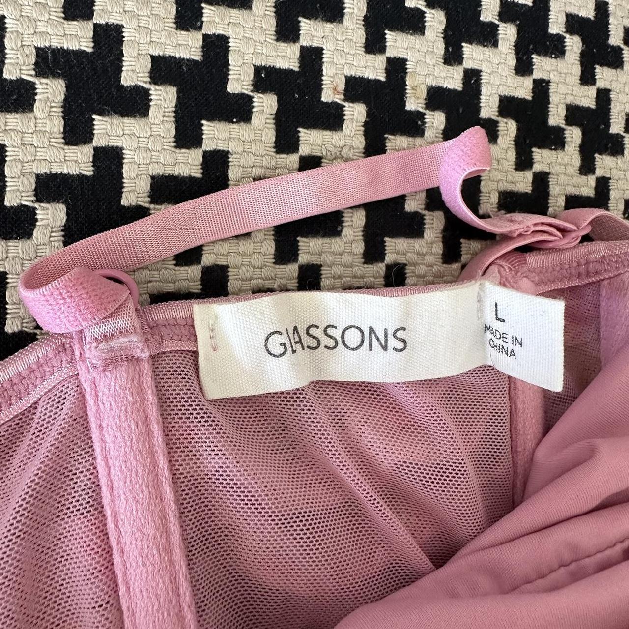 Glassons pink patterned corset top Actually one of... - Depop