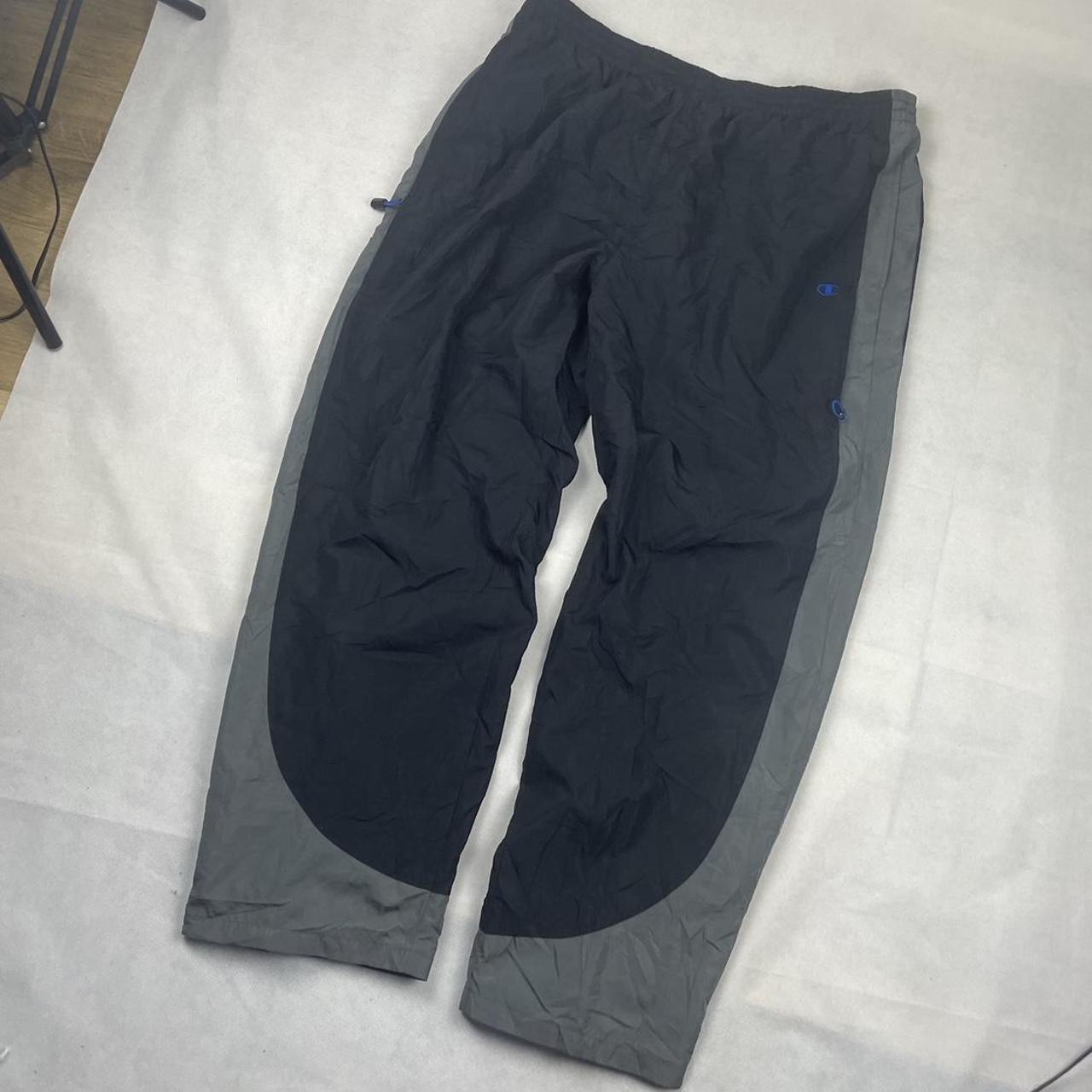 🎲 2000s Baggy Champion Joggers / Trackies * Grey... - Depop