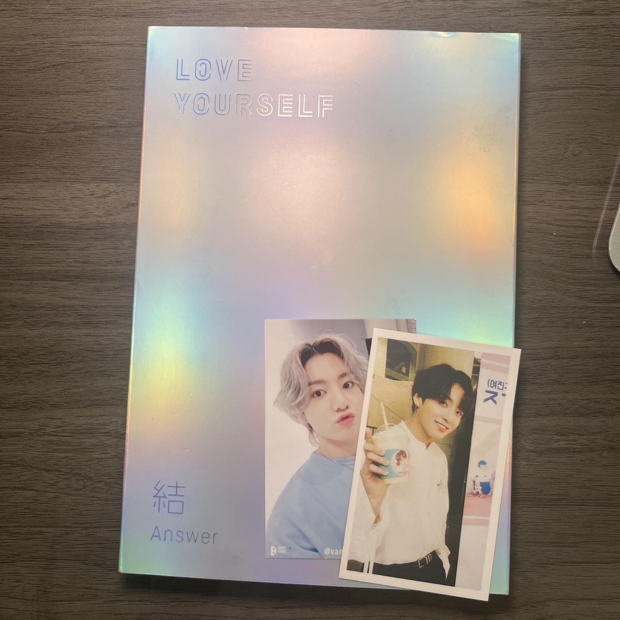 BTS Love Yourself Answer album in white and blue... - Depop
