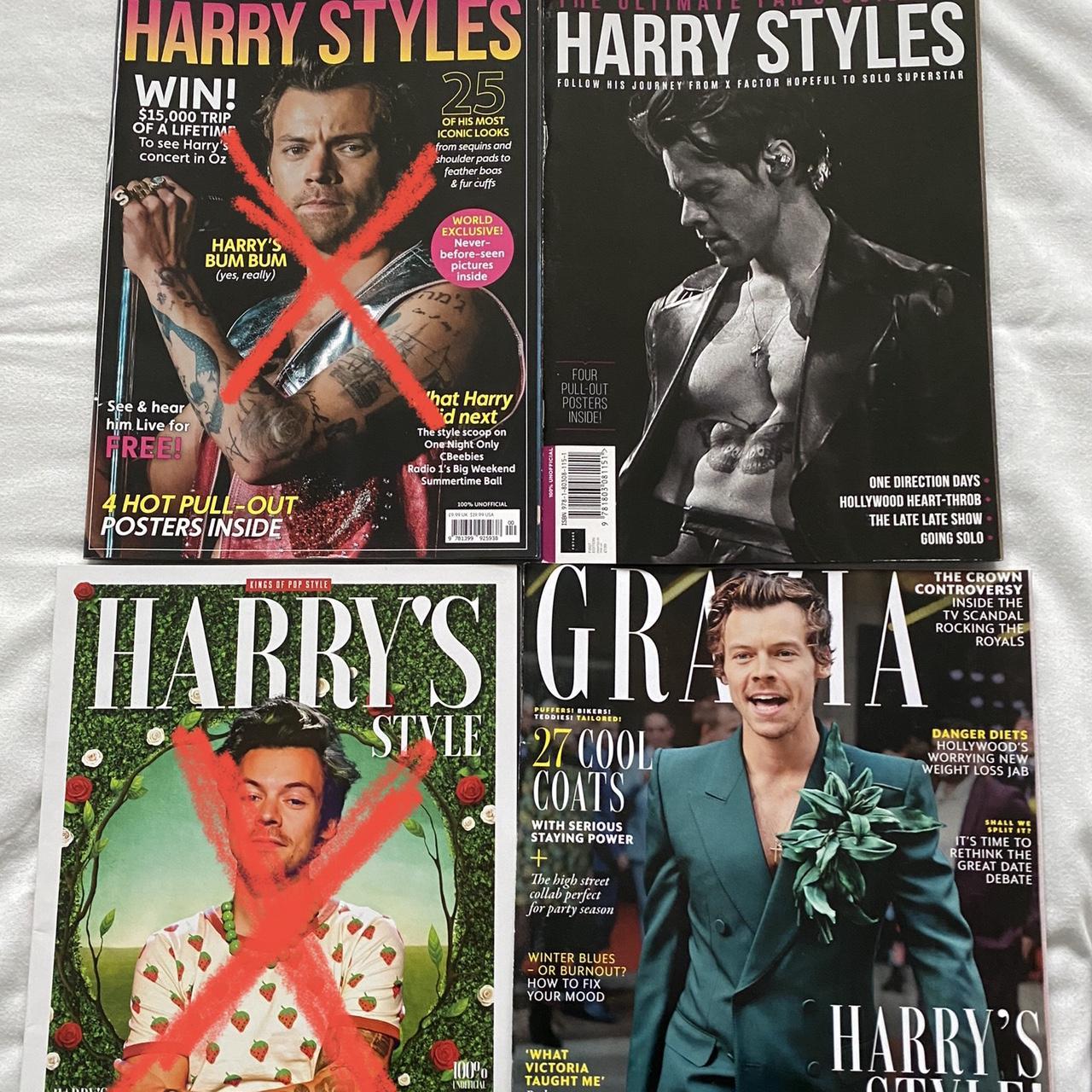 harry styles magazines £8 each sold magazines will... - Depop
