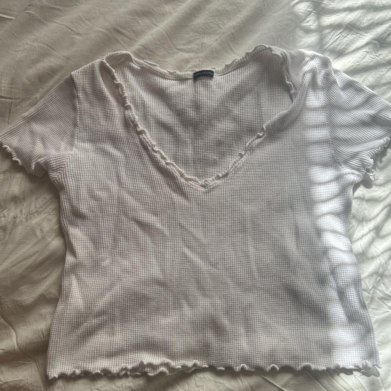 Cute brandy Melville top worn maybe once or twice OS - Depop