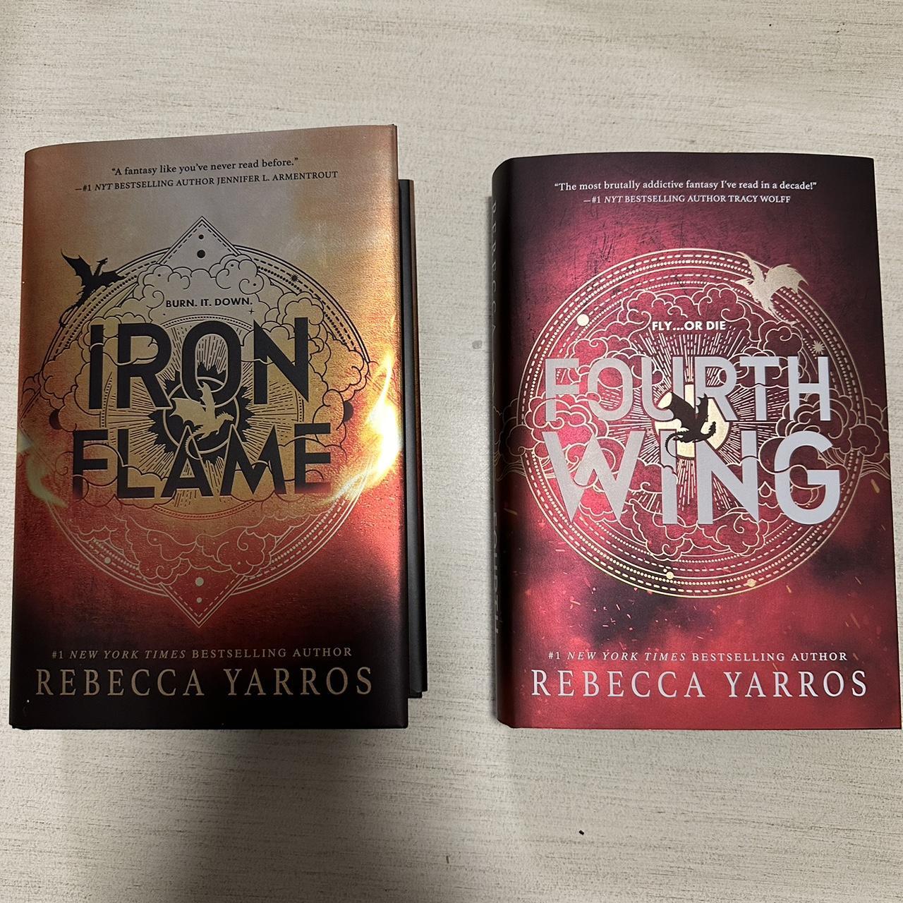 First editions of IRON FLAME and FOURTH WING HOLIDAY... - Depop