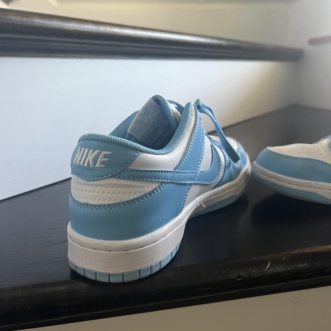 Super cute university blue Nike dunks! Only worn a... - Depop