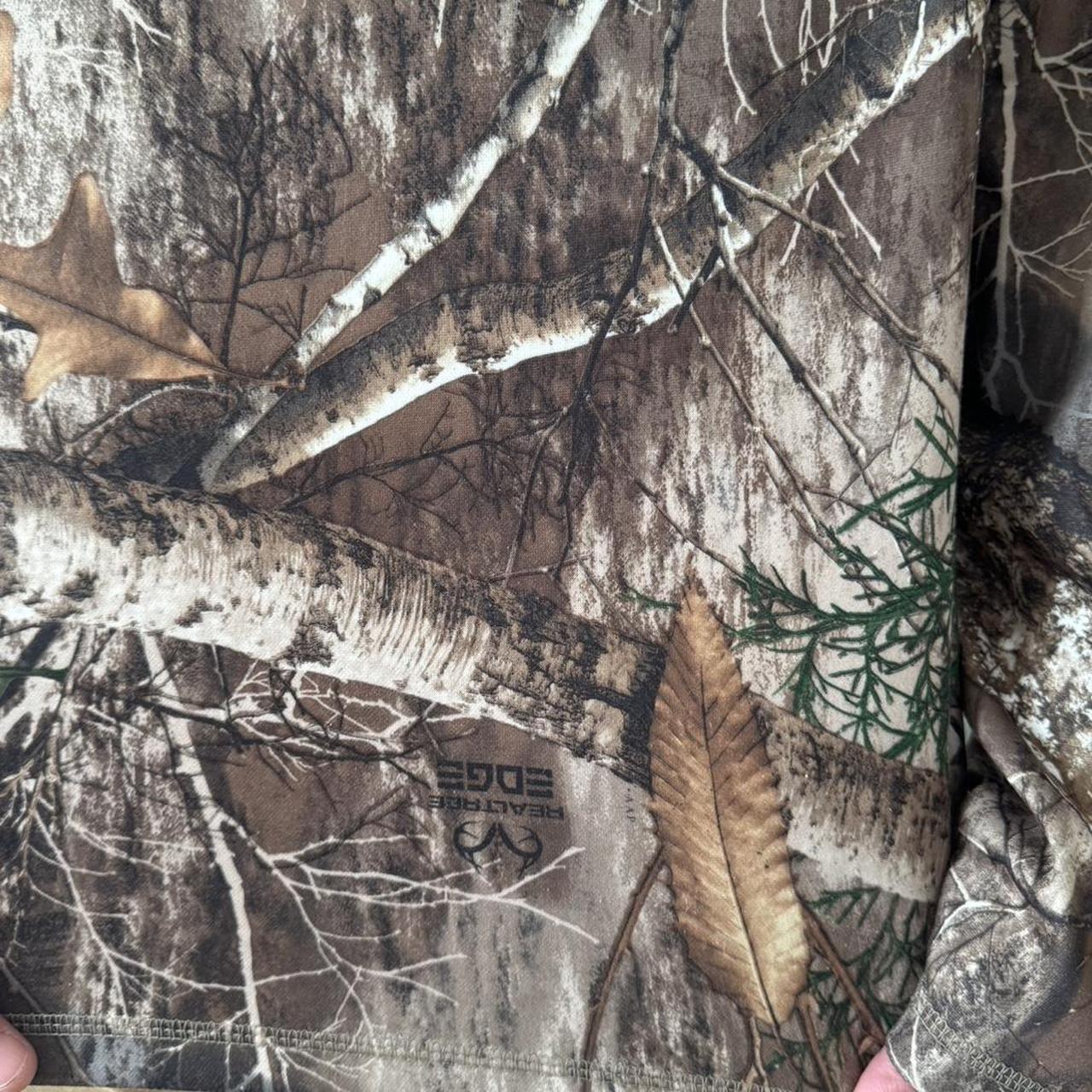 Real Tree Fleece lined long sleeve shirt Size:... - Depop