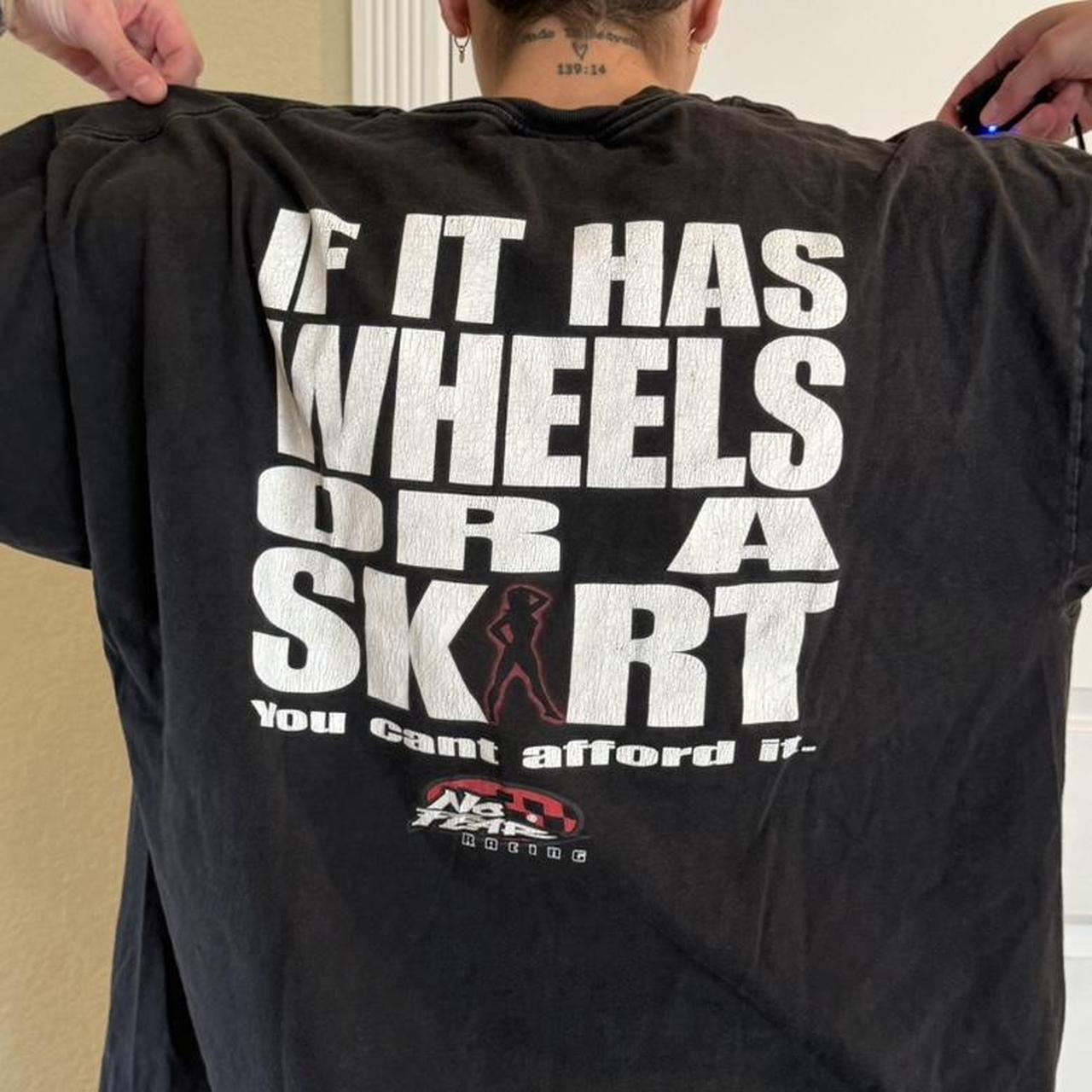 No fear racing shirt vintage 90’s “If it has wheels... - Depop
