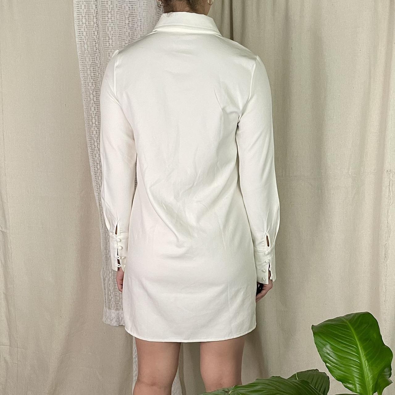 minimalist formal missguided button up collared mini... - Depop