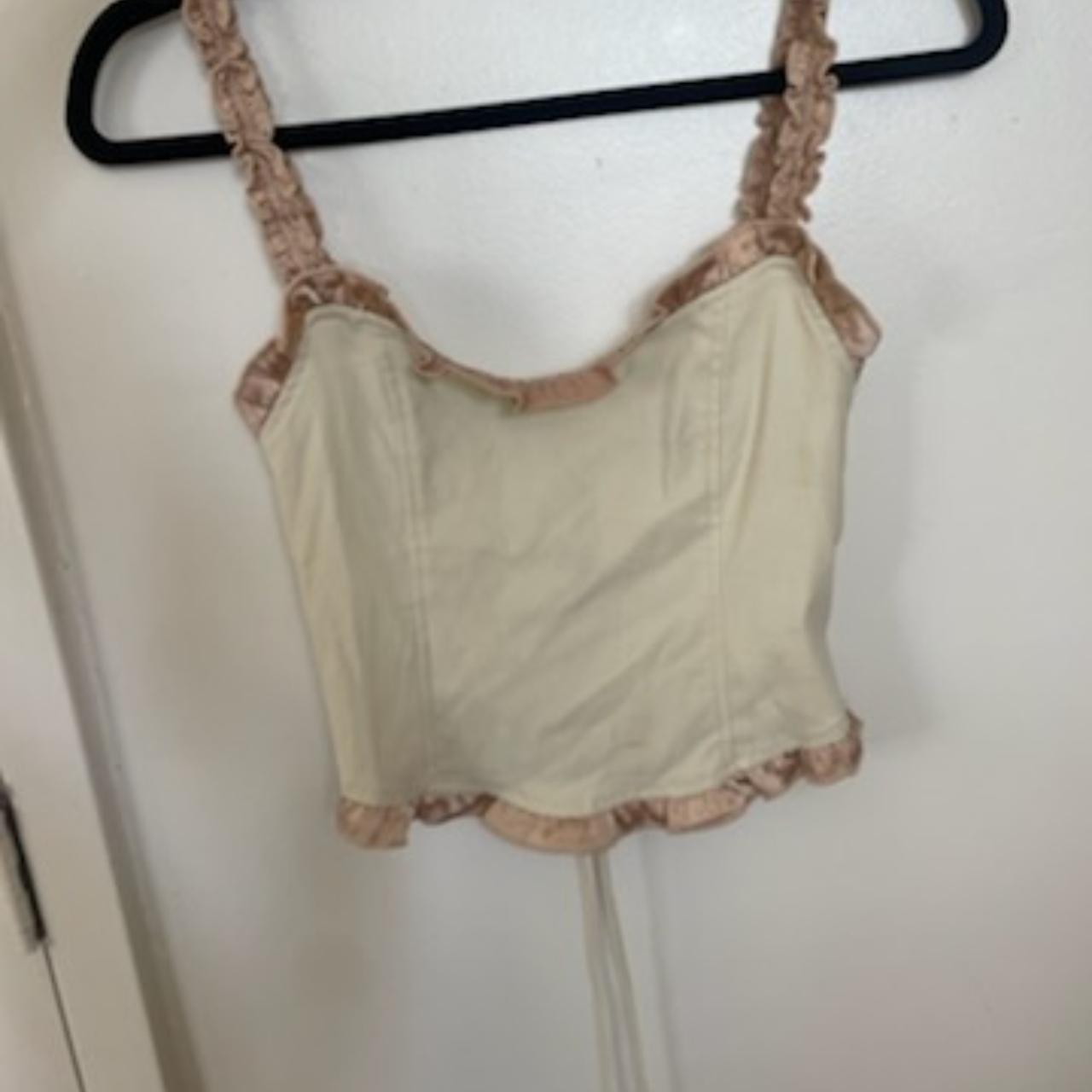 motel rocks corset top size small never worn - Depop