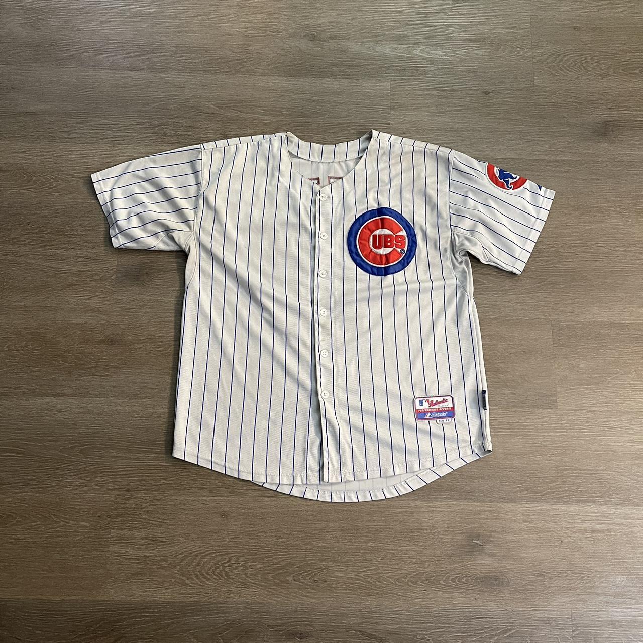 Chicago Cubs Anthony Rizzo #44 Sewn Majestic... - Depop