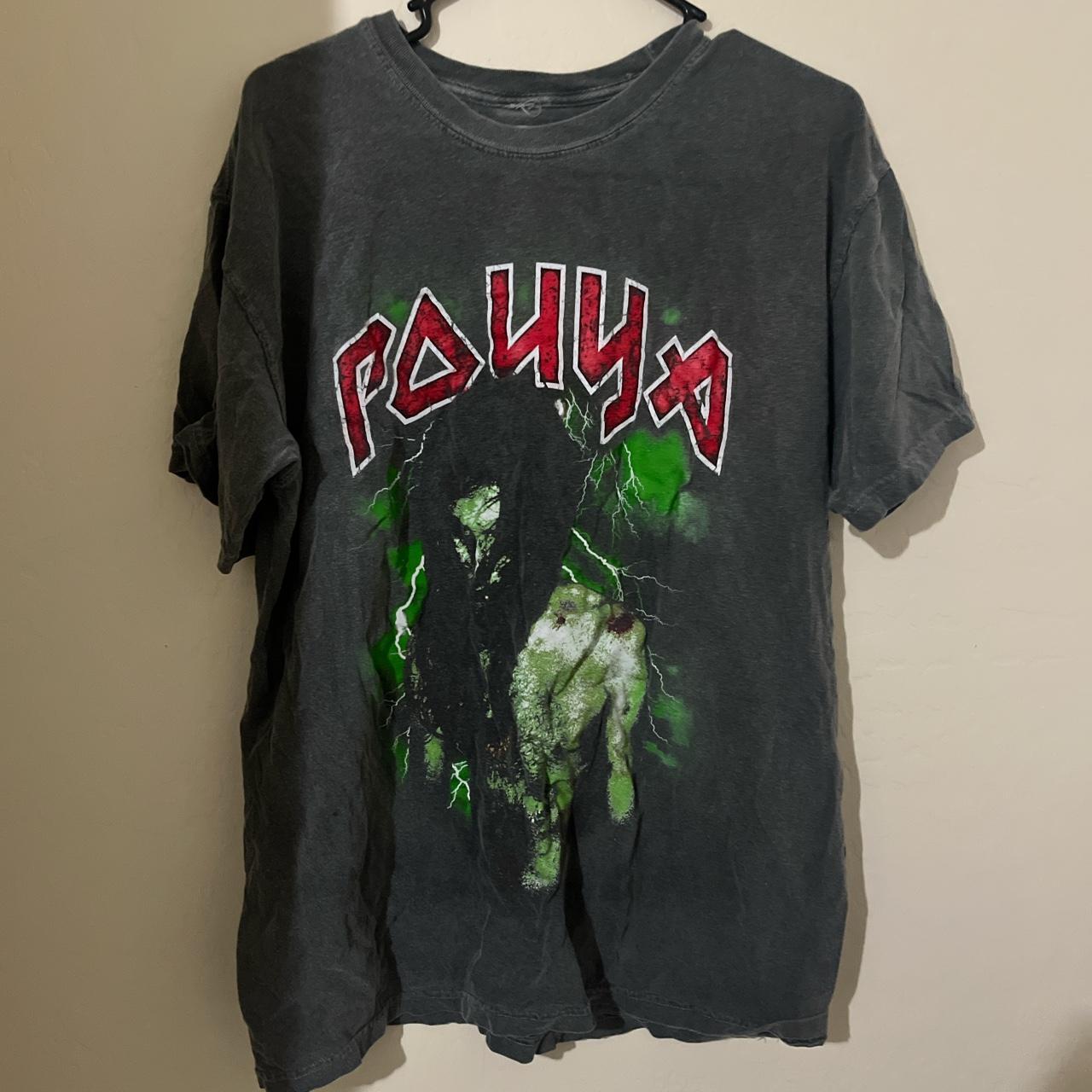 Pouya merch Used Distressed oversized L Excellent... - Depop
