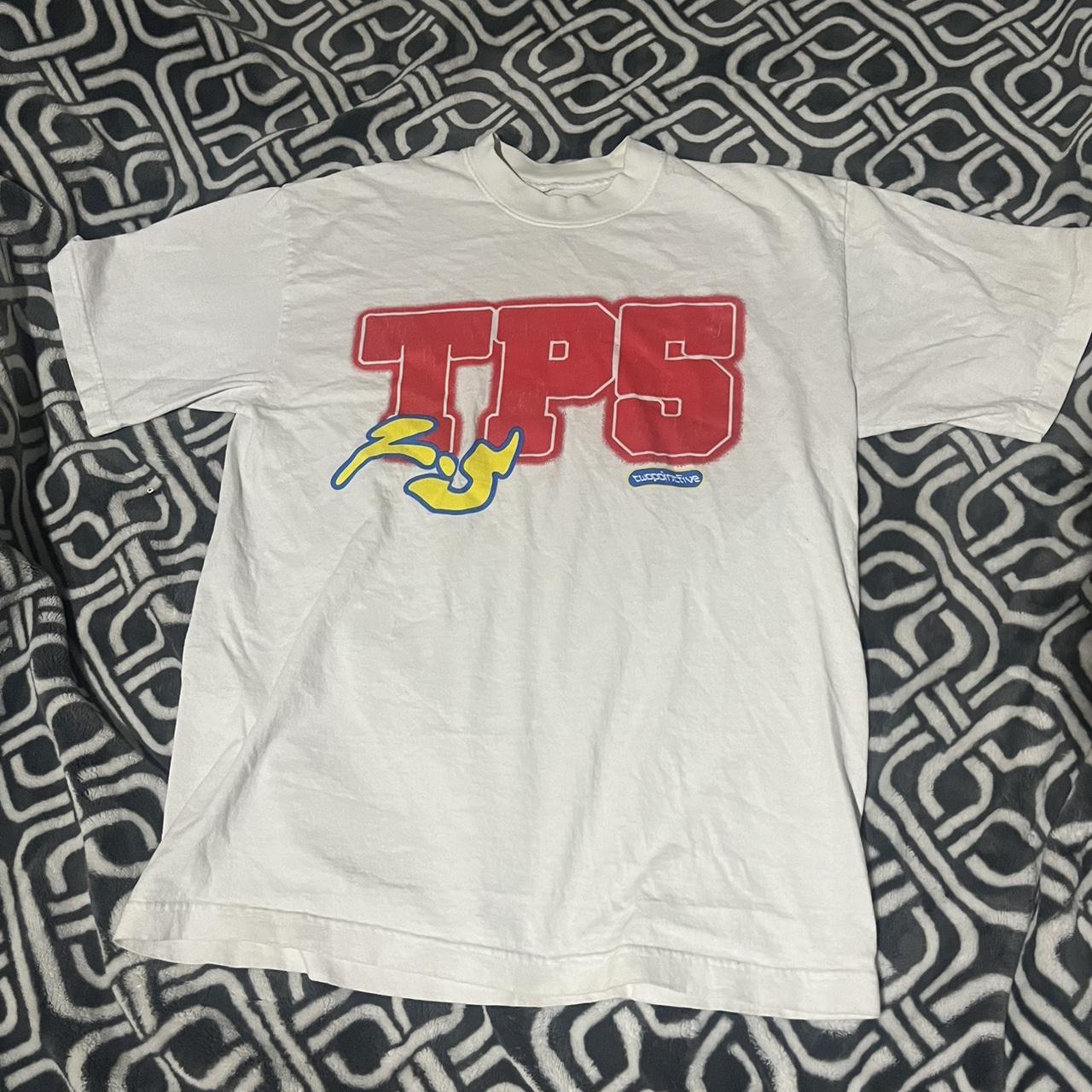 amine twopointfive merch white t shirt size... - Depop