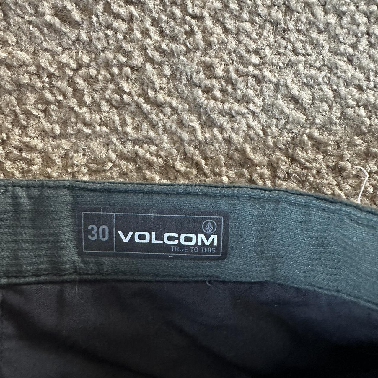 Volcom corduroy pants Moss green trousers #y2k... - Depop