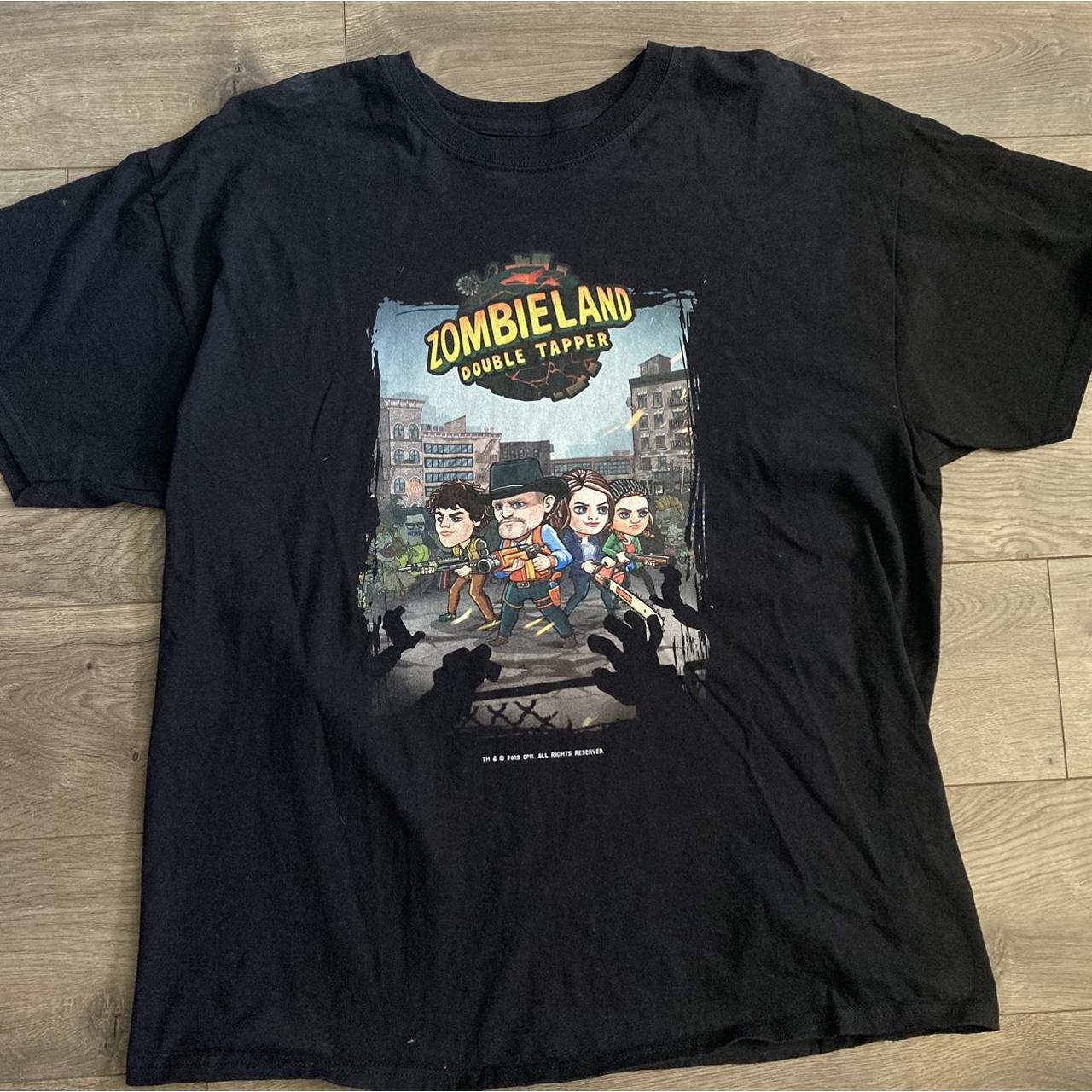 Zombieland Video Game T Shirt XL Double tapper Promo... - Depop