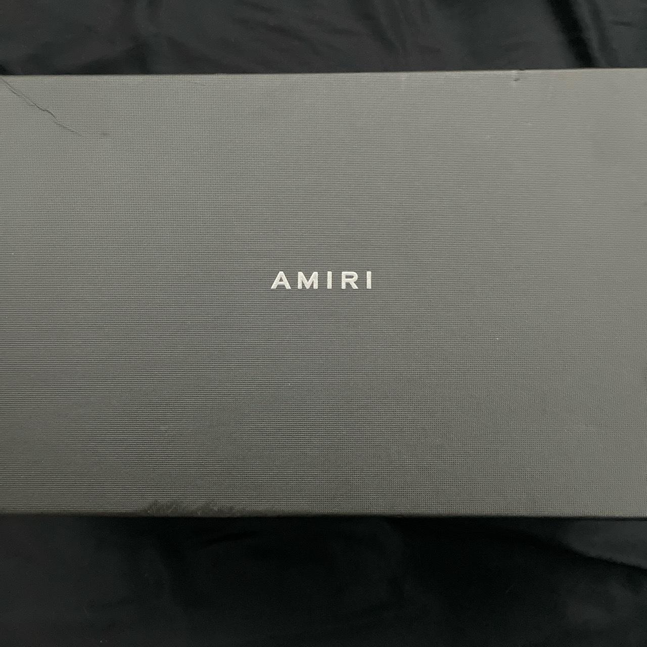 Amiri Shoes (worn once) comes w box - Depop