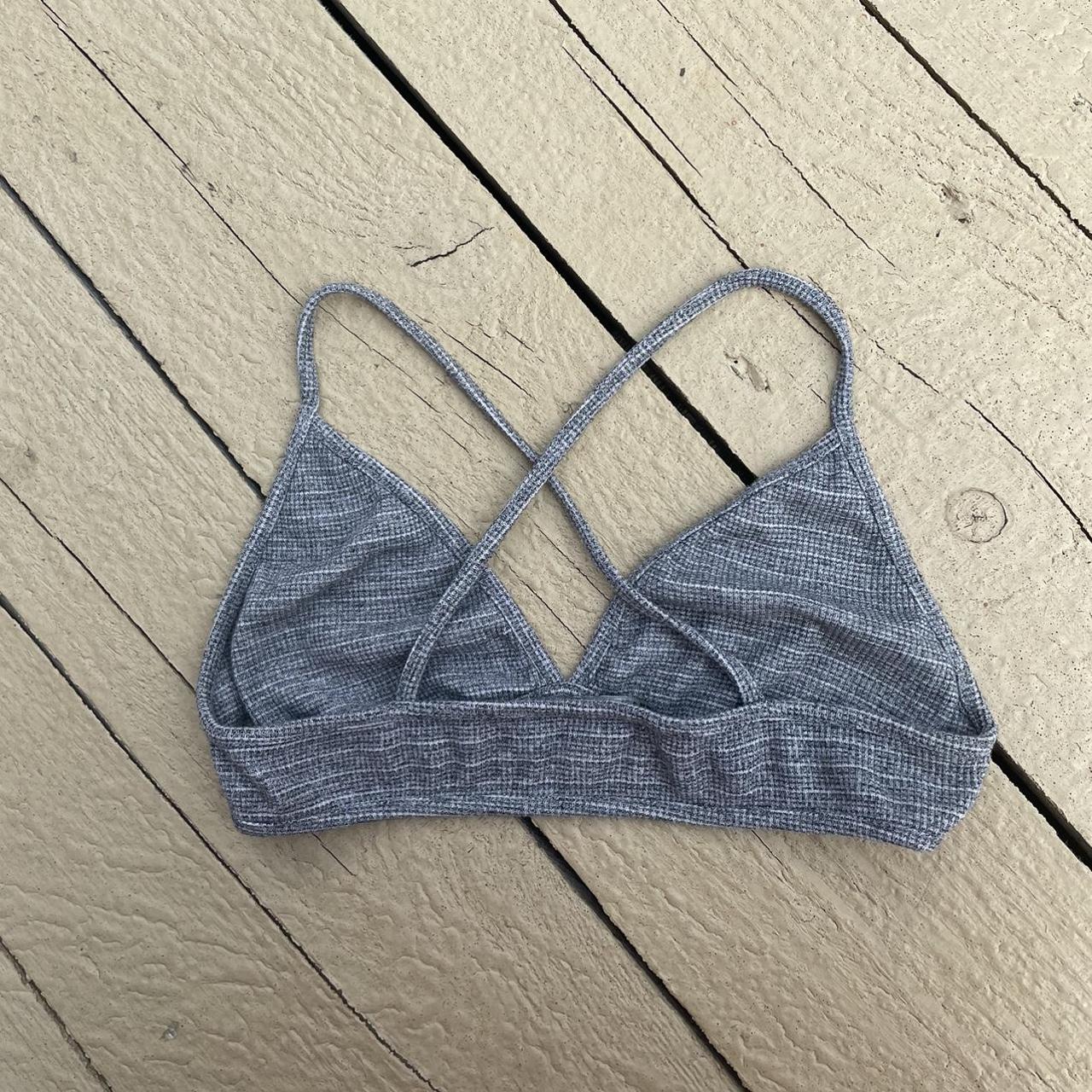 Brandy Melville gray bralette. No flaws. - Depop