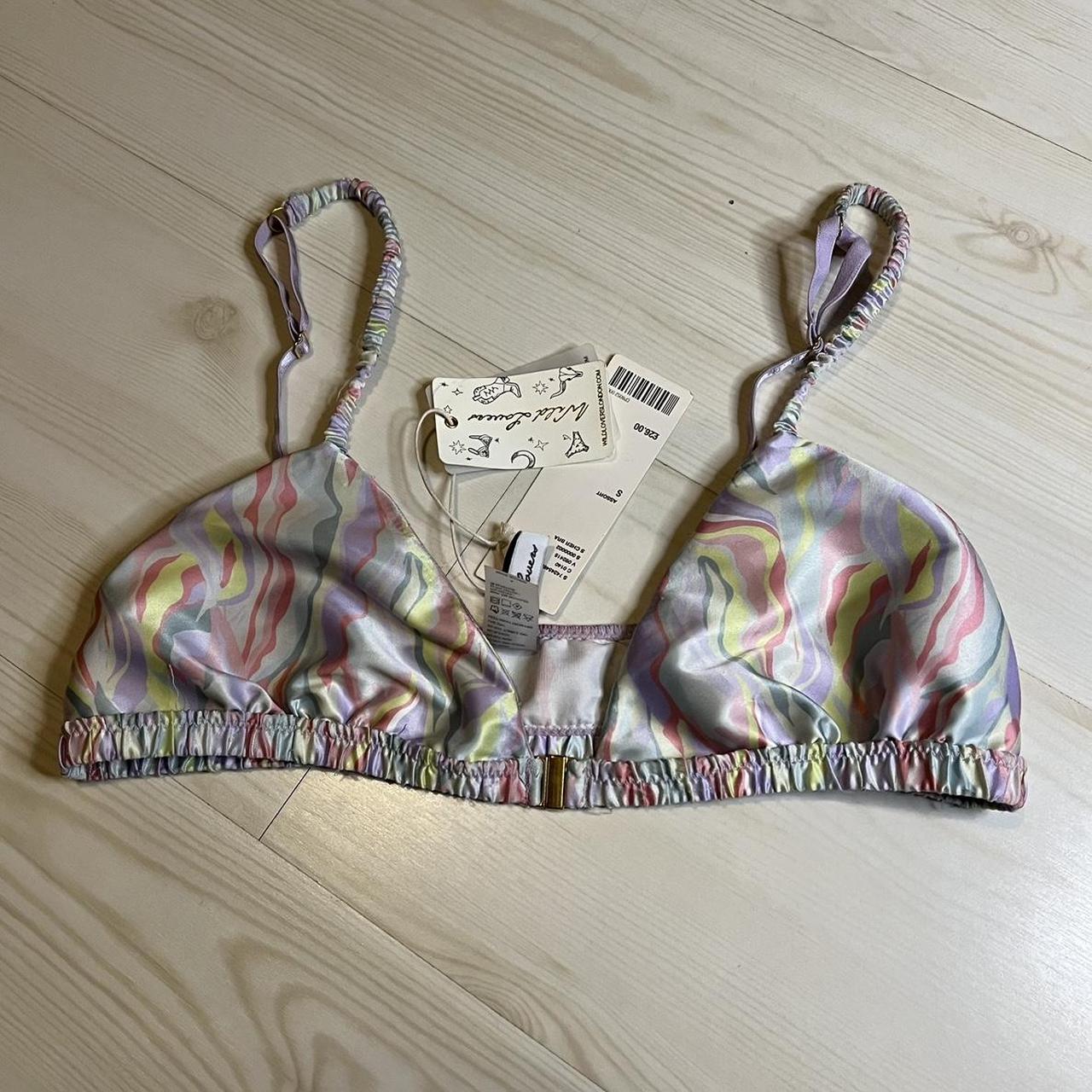 Urban Outfitters x Wild lovers satin bra. New with... - Depop