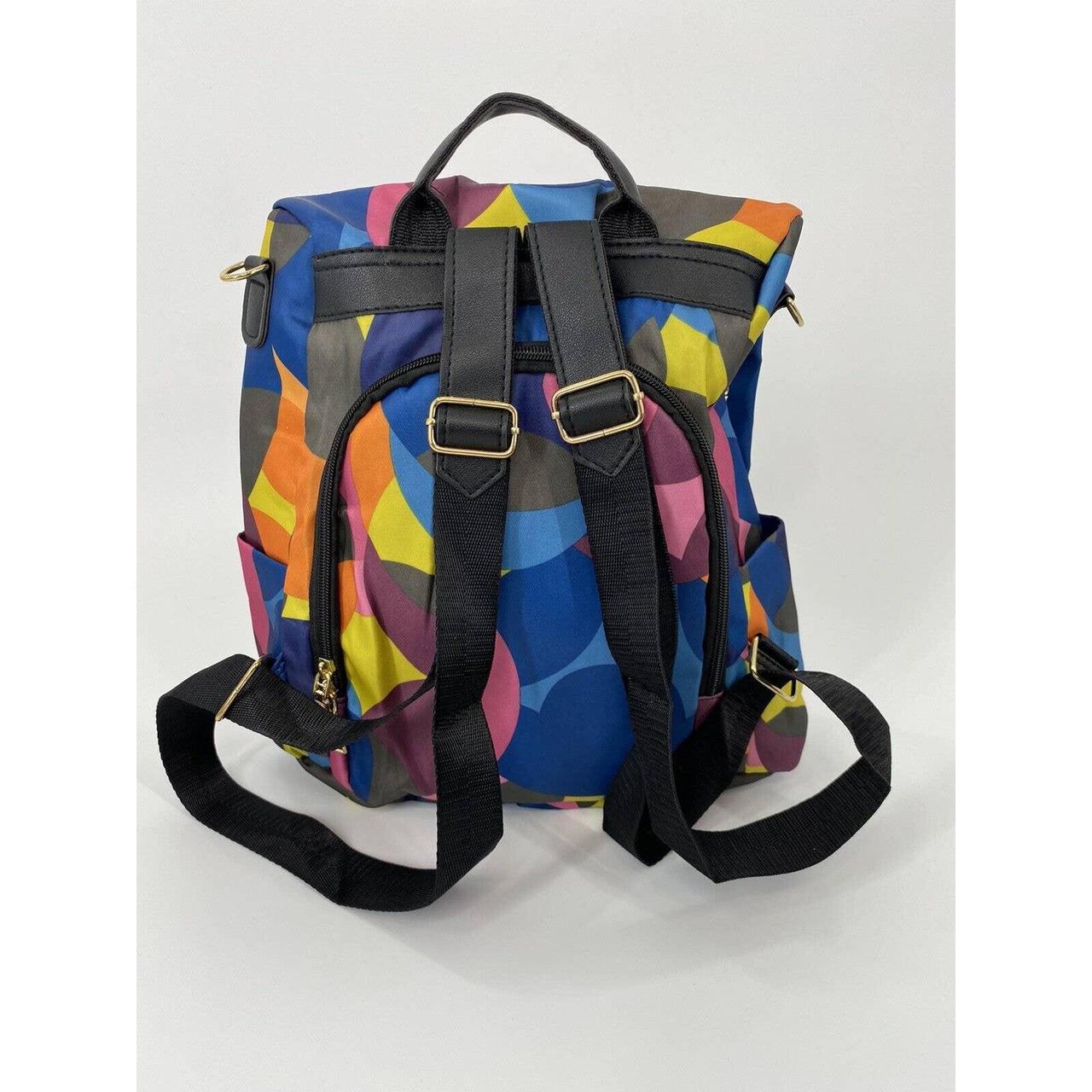 Poaba Wilabo Prais Multi Color Backpack Purse New No... - Depop