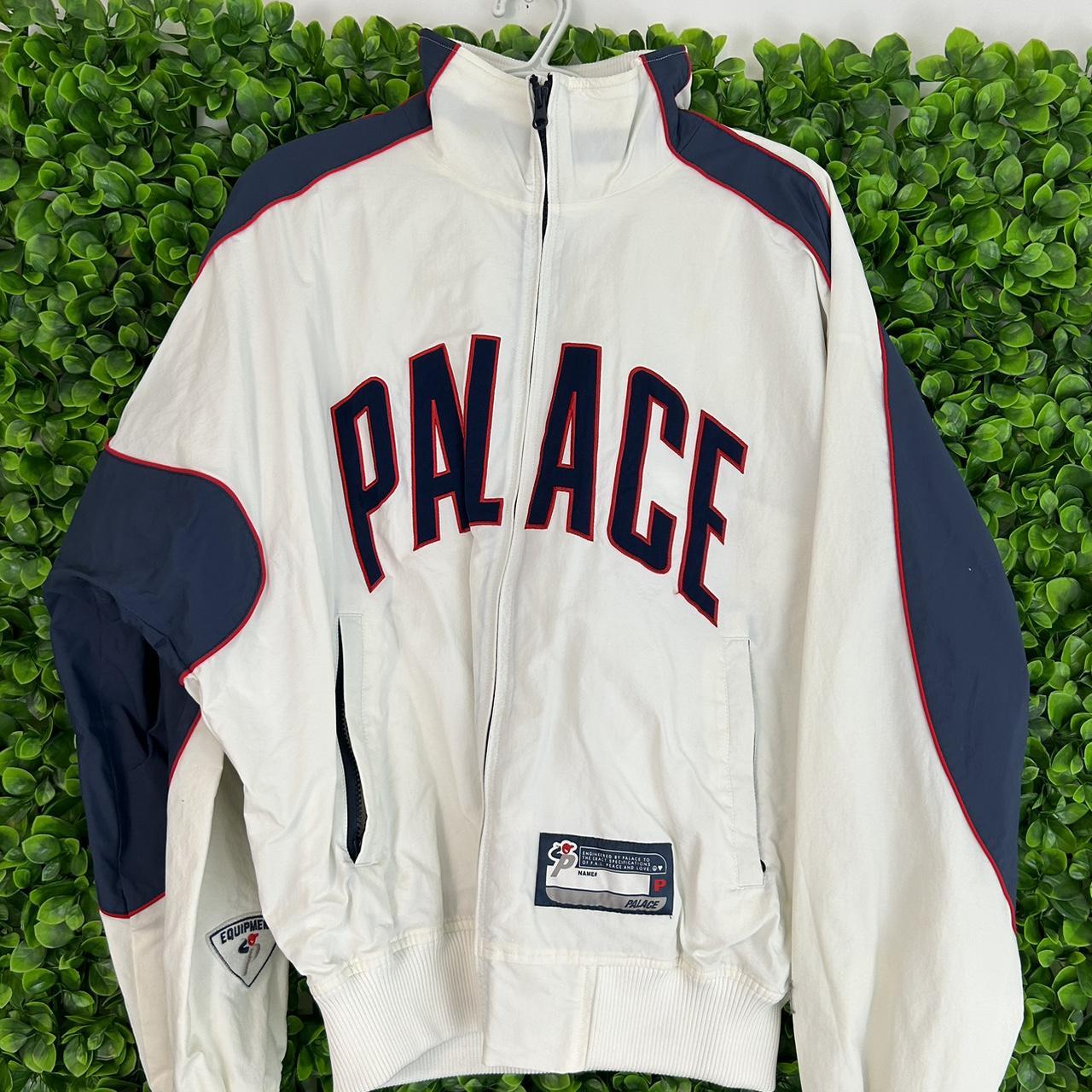 Palace Men's White Jacket | Depop