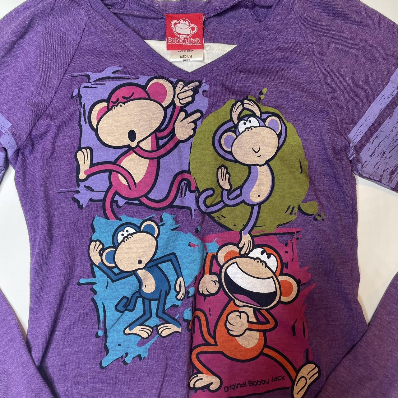 Y2K Bobby Jack Lightweight Hoodie Four dancing... - Depop