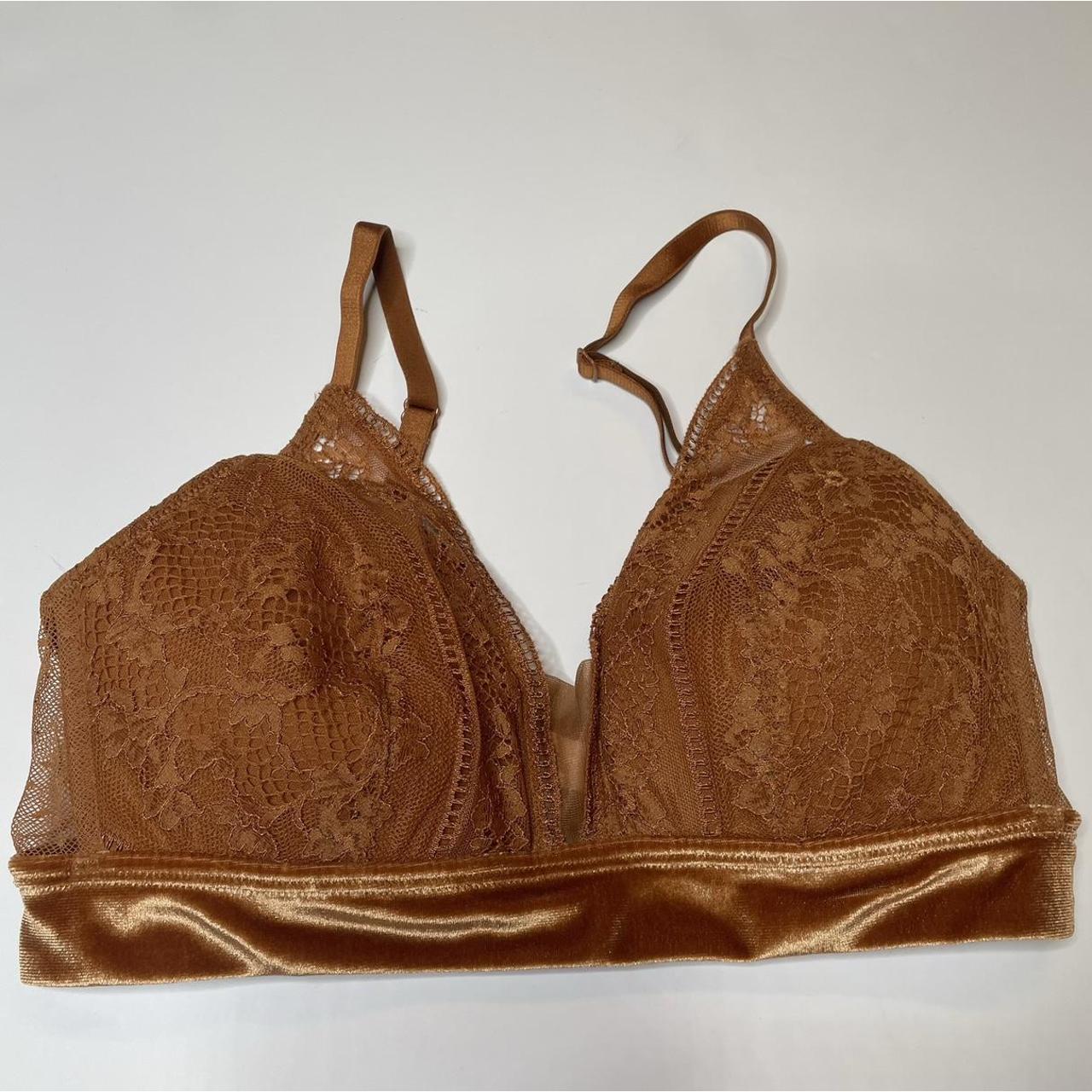 1970s Inspired Lace Bralette Brand: Auden (Target)... - Depop