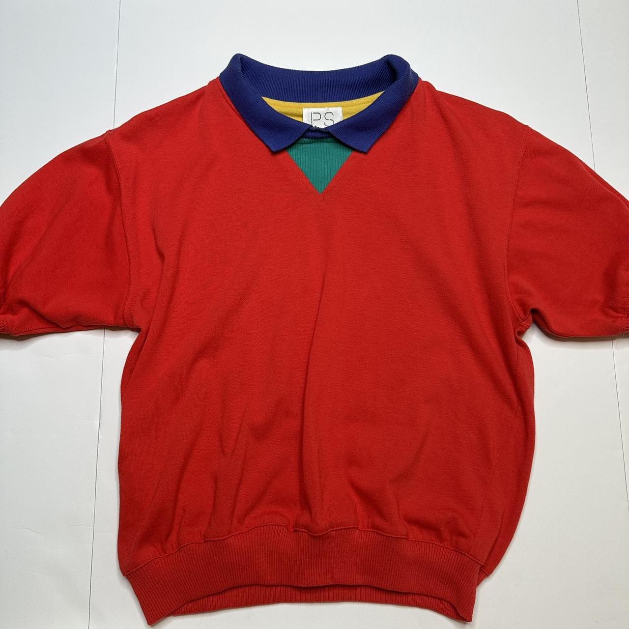 Kidcore 1980s Colorblock Top Brand: P.S.... - Depop