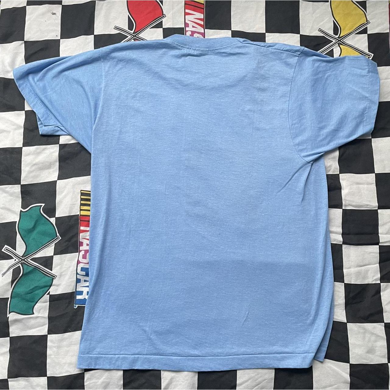 Screen Stars Men's Blue T-shirt | Depop
