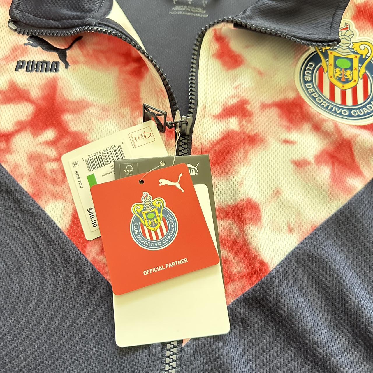 Puma Chivas Soccer Team Sports Jacket Sz L Mens New - Depop