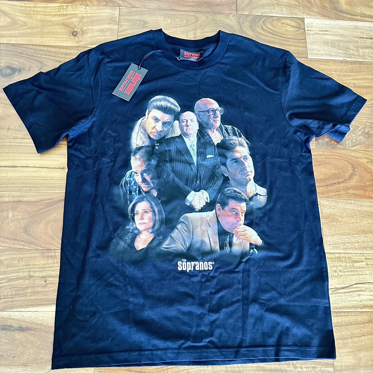 HBO x The Sopranos T-Shirt Sz L Mens New 100%Cotton - Depop