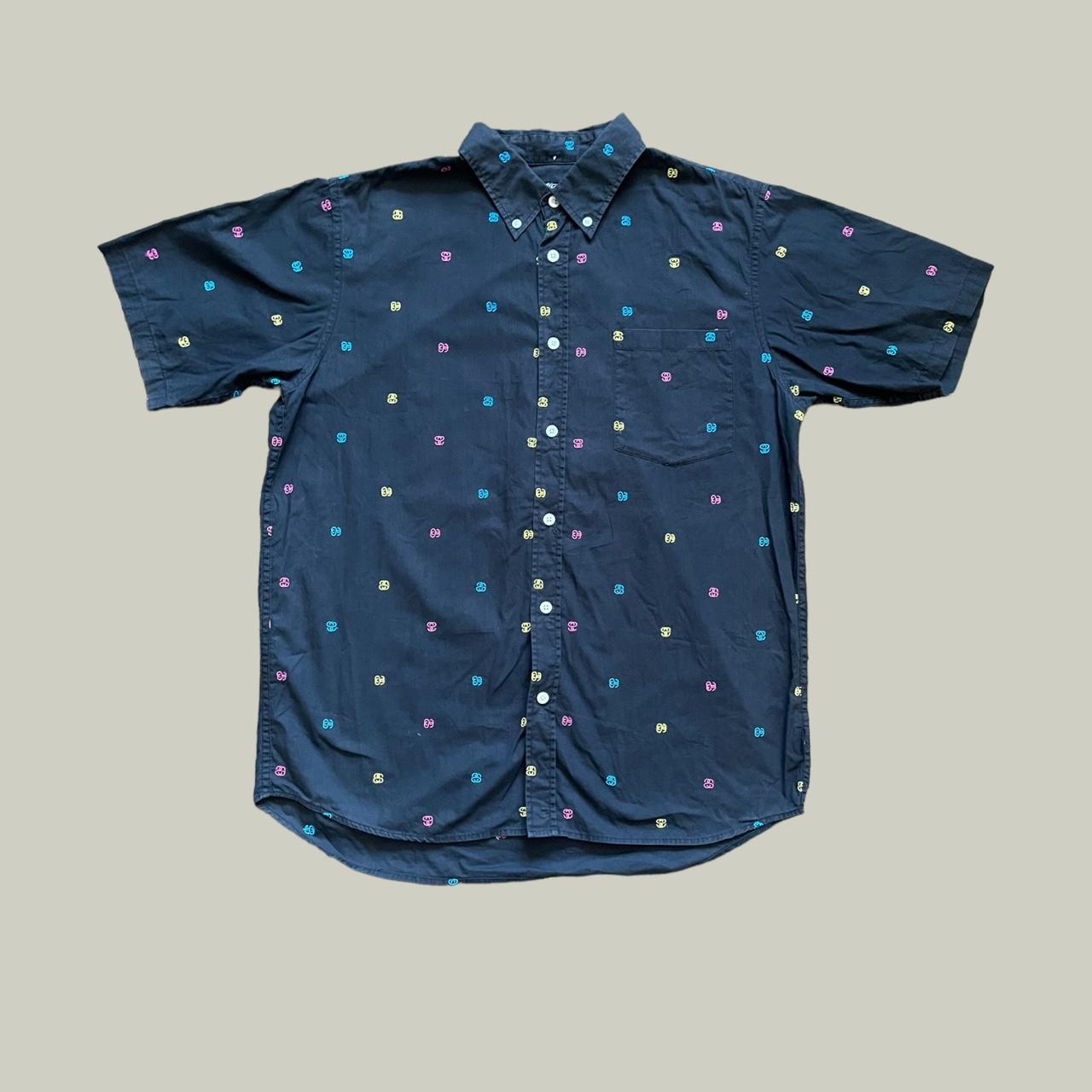 Stussy Interlinked-S Shirt Size: L // P2P:... - Depop