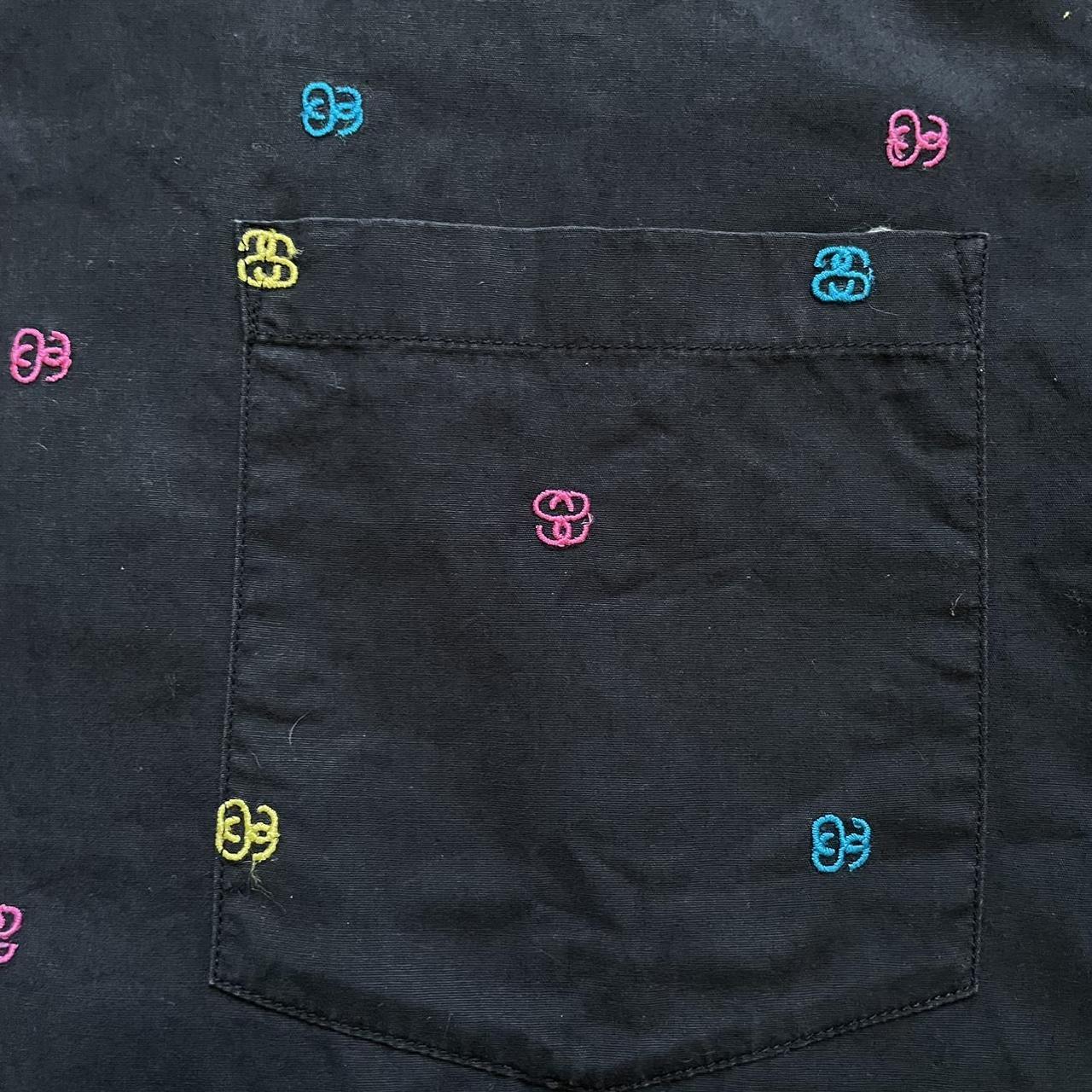 Stussy Interlinked-S Shirt Size: L // P2P:... - Depop