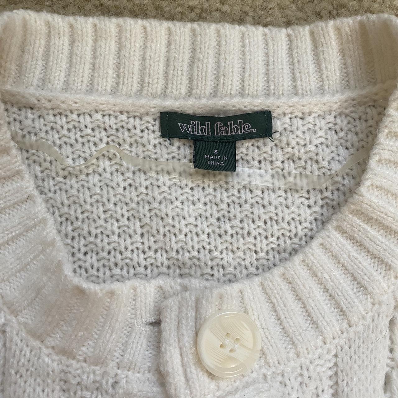 wild fable knit cardigan - Depop