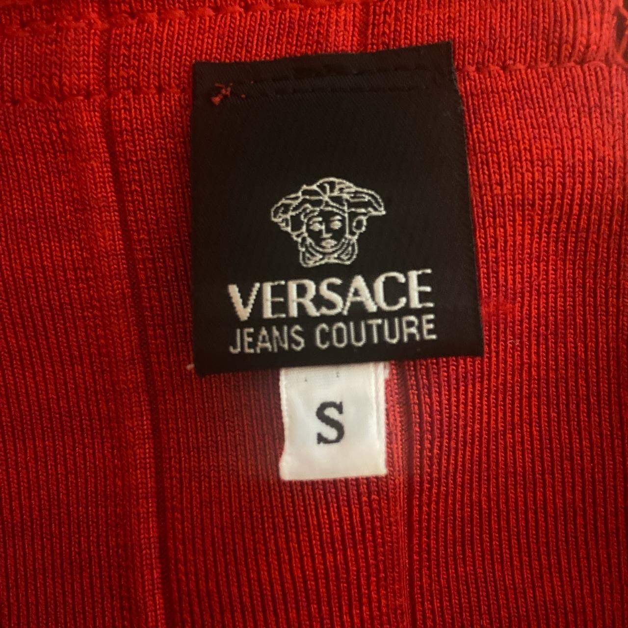 Red vintage Versace dress original: $400 NOT... - Depop