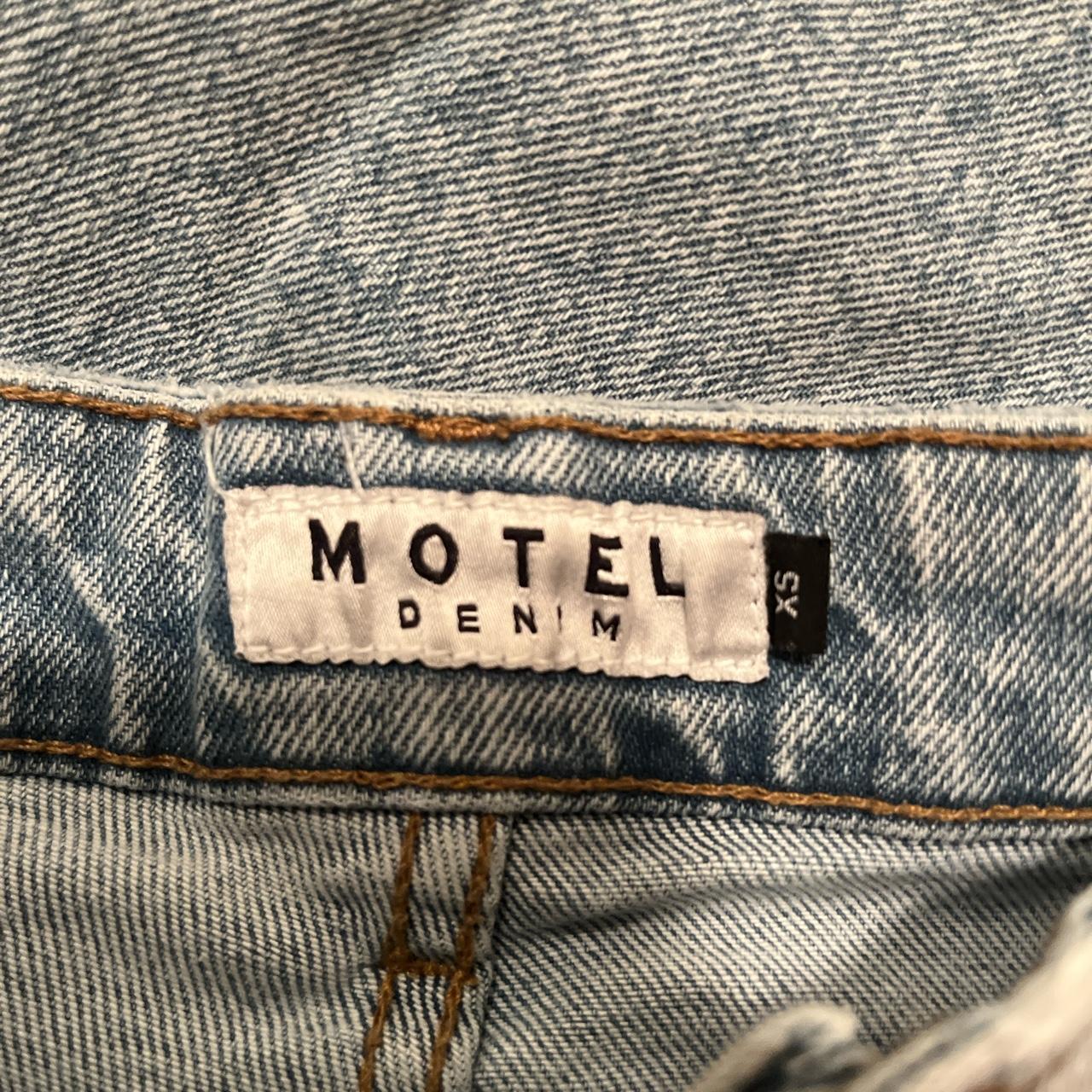 Motel Rocks | low rise parallel jeans in 80s light... - Depop