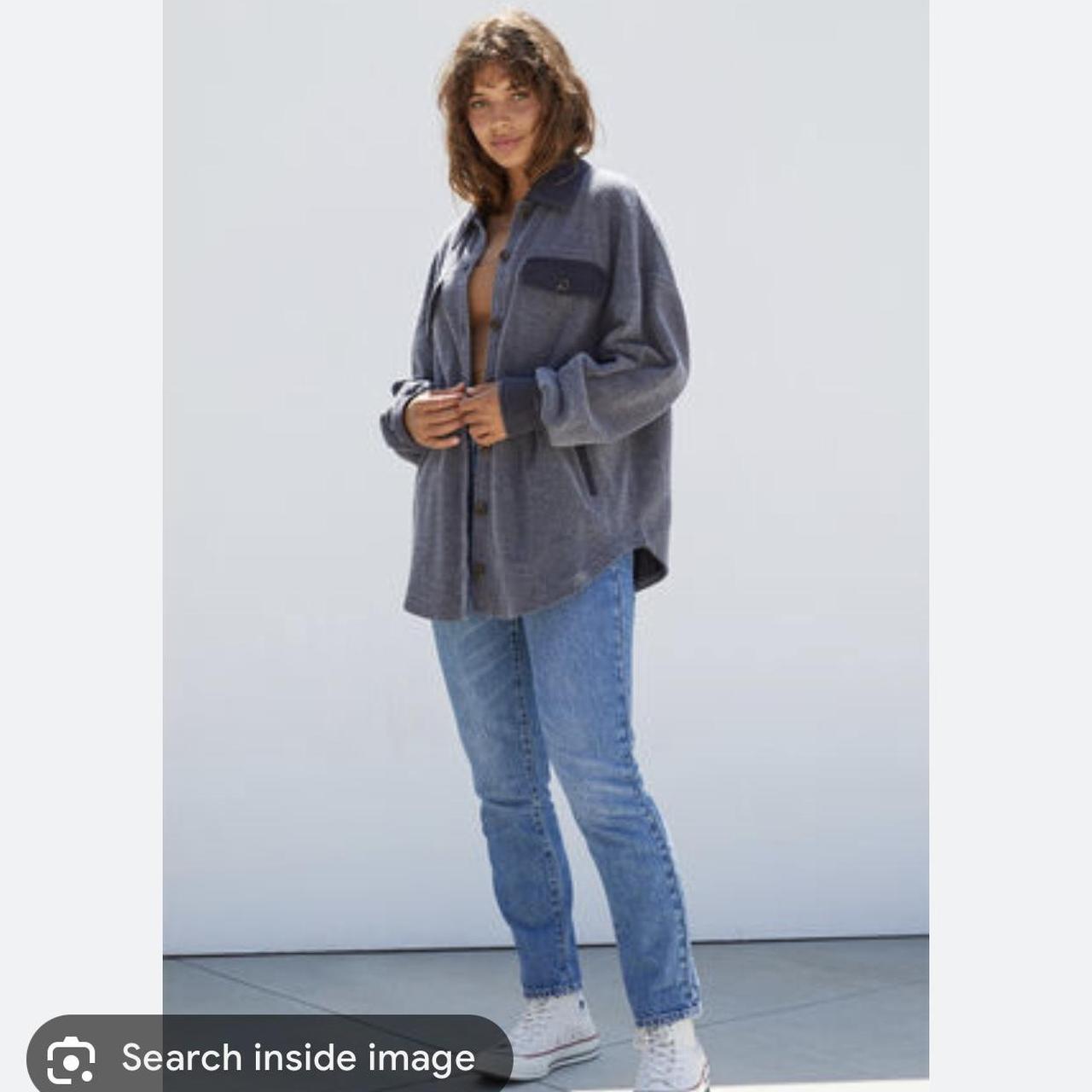 PacSun Women's Navy Jacket | Depop