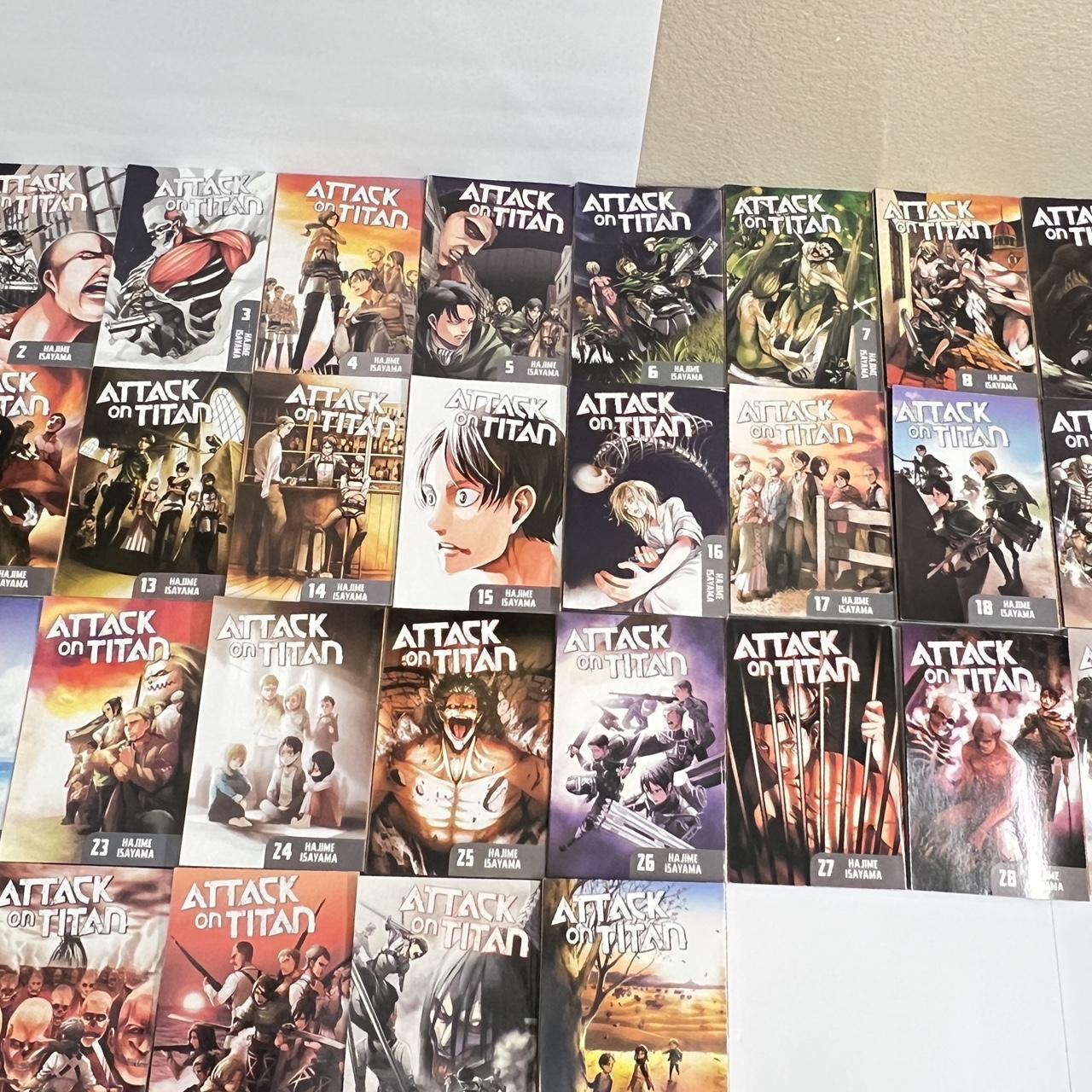 Attack On Titan English Manga Full Complete Book Set... - Depop