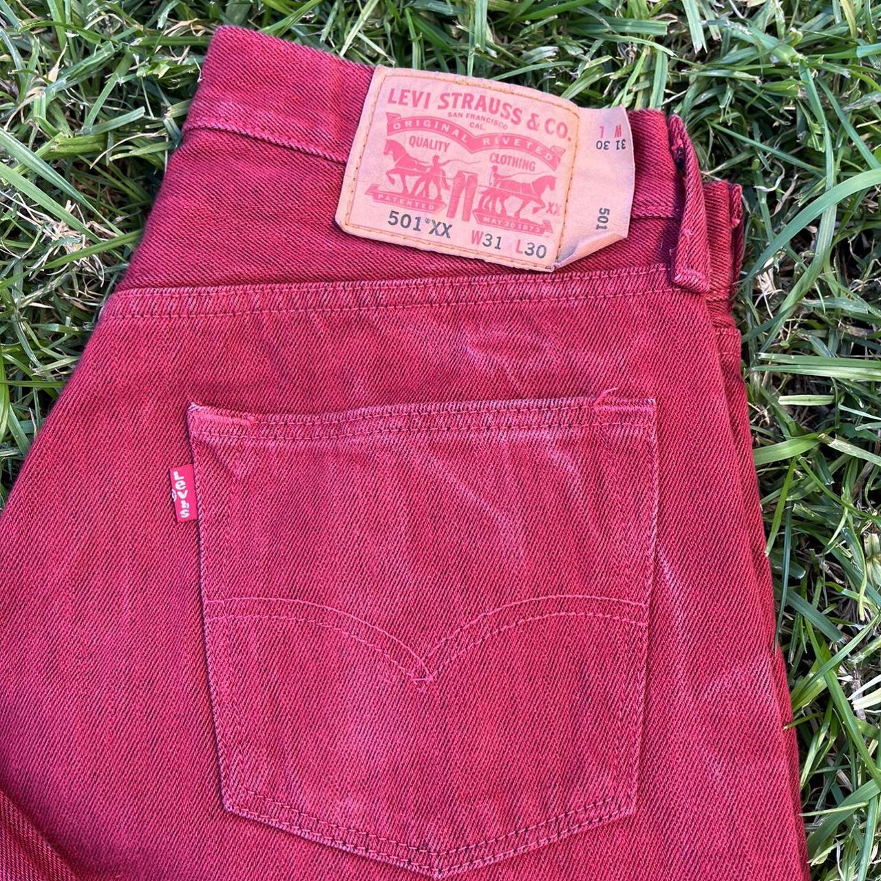Levi s Men s Red Trousers Depop levi-s-men-s-red-trousers-depop