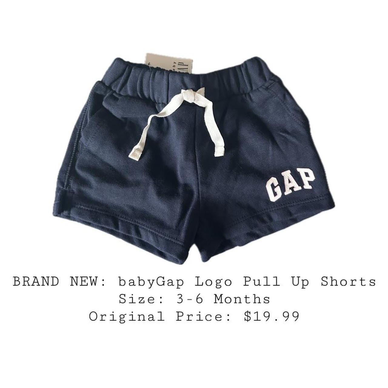 Brand New! babyGap Logo Pull-Up Shorts for... | Depop