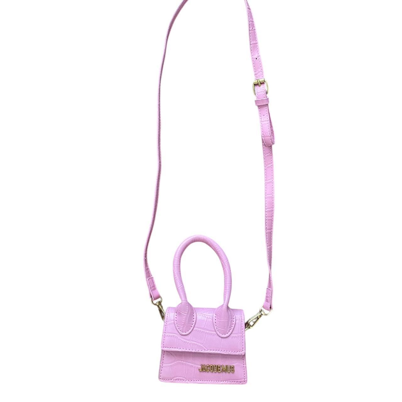 Cute pink mini handbag Has long strap that can be... | Depop