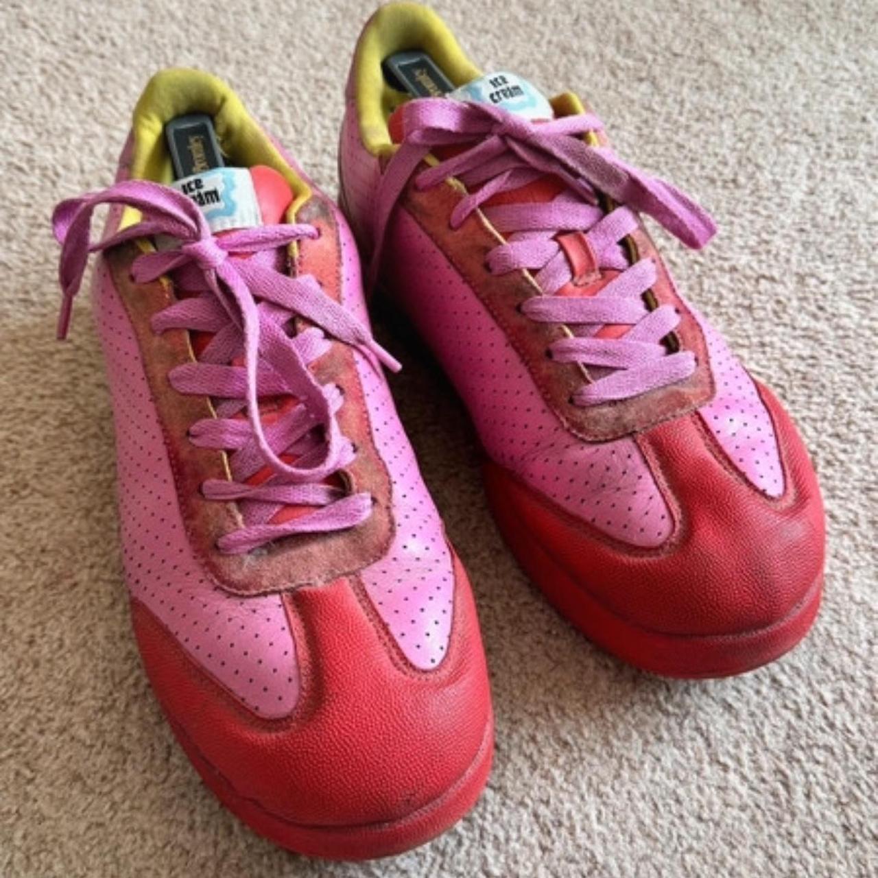 BBC x Reebok Ice Cream Pharrell Sneakers “Pink... - Depop