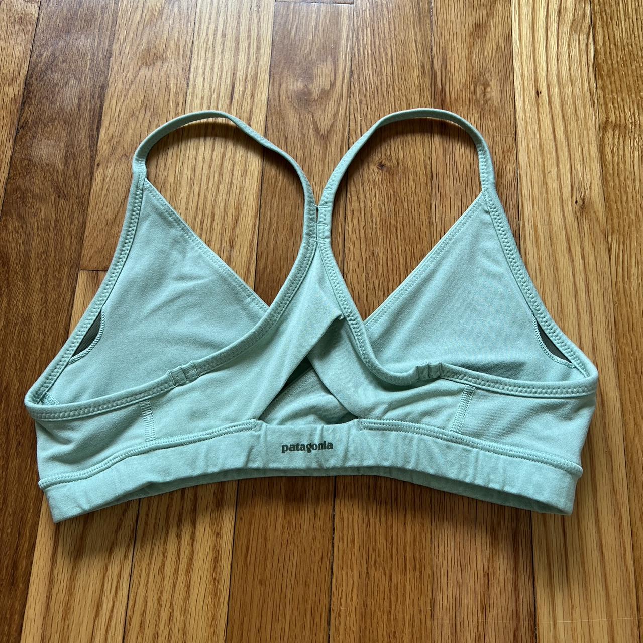 Patagonia Women's Green Bra | Depop