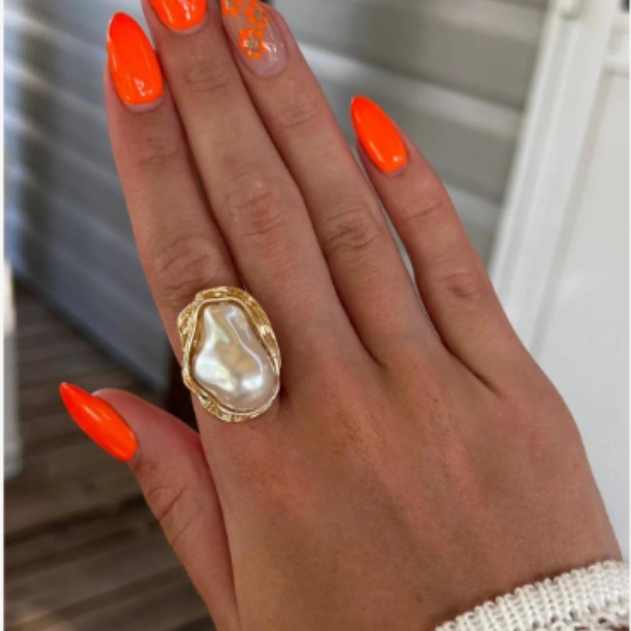 👉Check out this Faux Pearl ring. It is cute and... - Depop