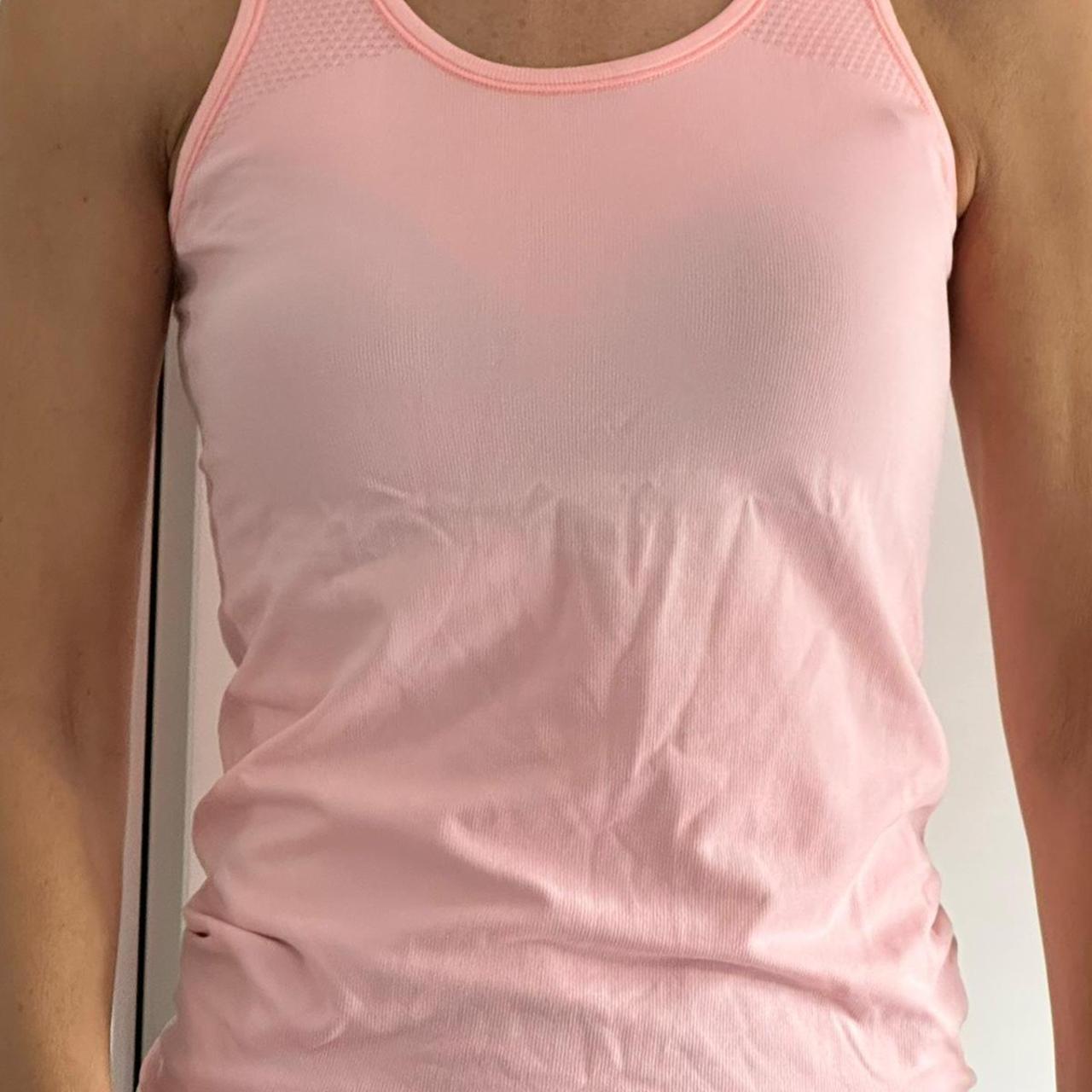 Sweaty Betty pink workout tank Racer back tank Size... - Depop